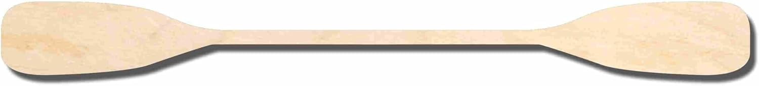 Unfinished Wood Kayak Oars Silhouette Craft up to 46" DIY 42" / 3/4 ...