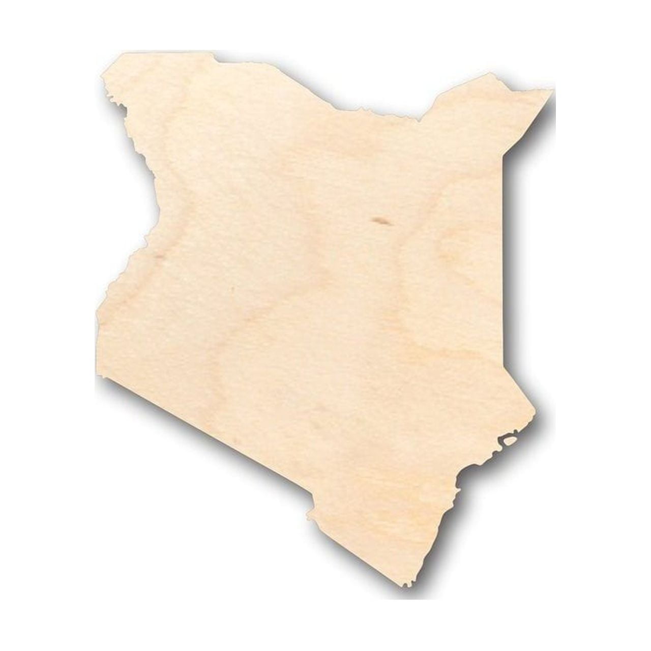Unfinished Wood Kenya Shape - Country - Craft - up to 46" DIY 16" / 3/4 ...