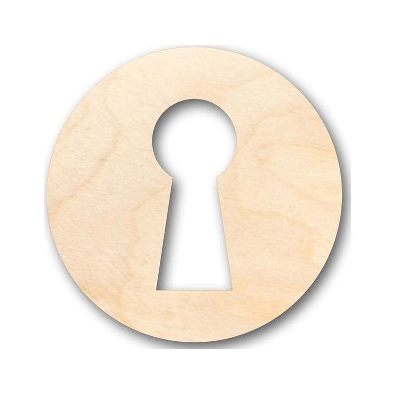Unfinished Wood Key Hole Shape - Craft - up to 46" DIY 18" / 1/2 ...