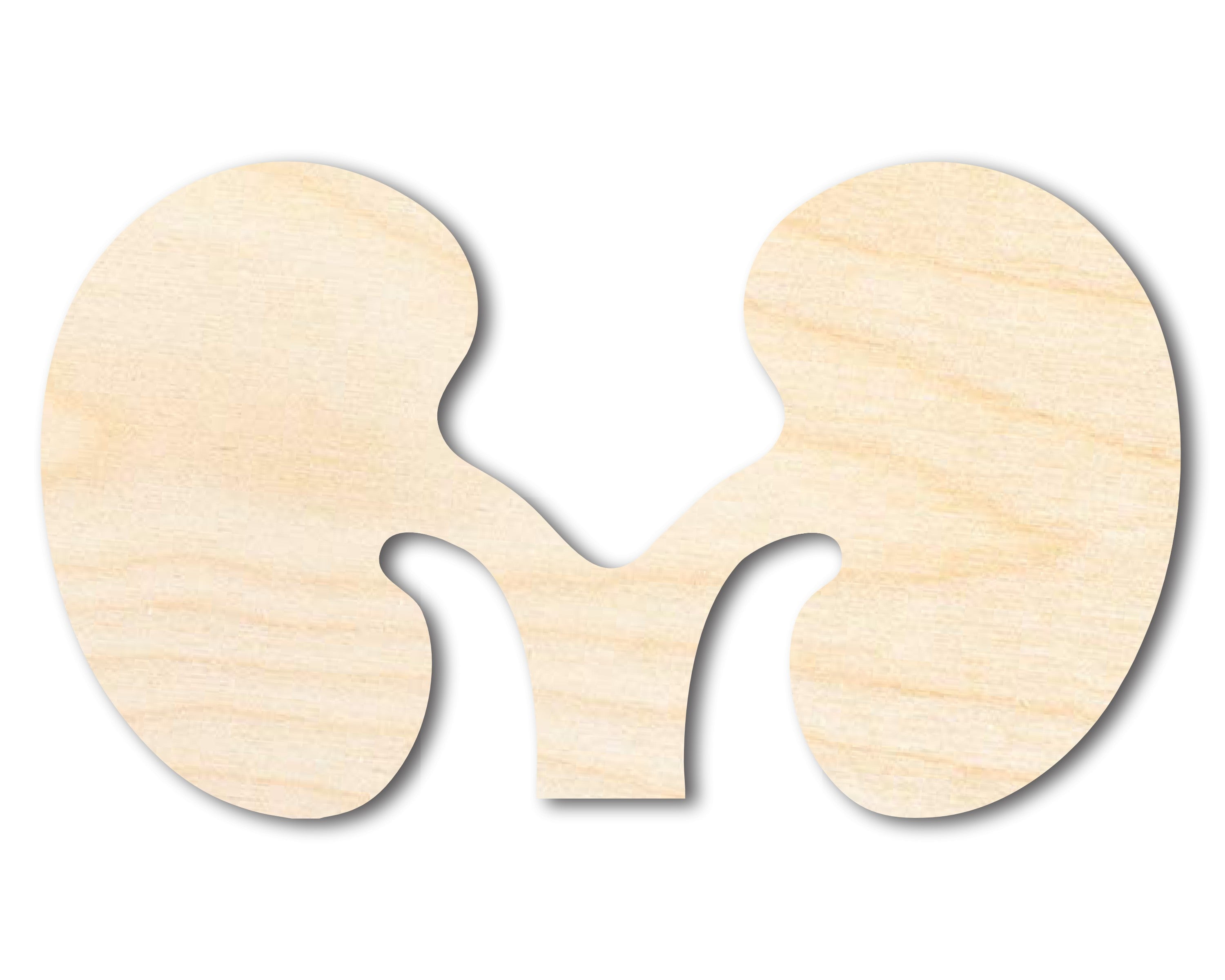 Unfinished Wood Kidney Shape | DIY Craft Cutout | up to 46" DIY 36" / 3 ...