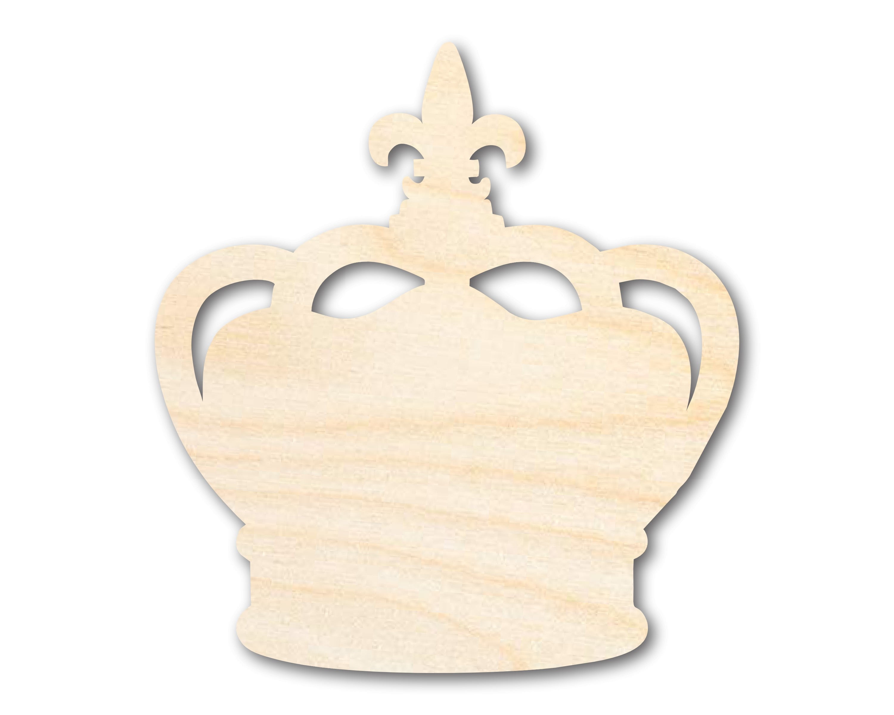 Unfinished Wood King Crown Shape 18" / 1" - Walmart.com