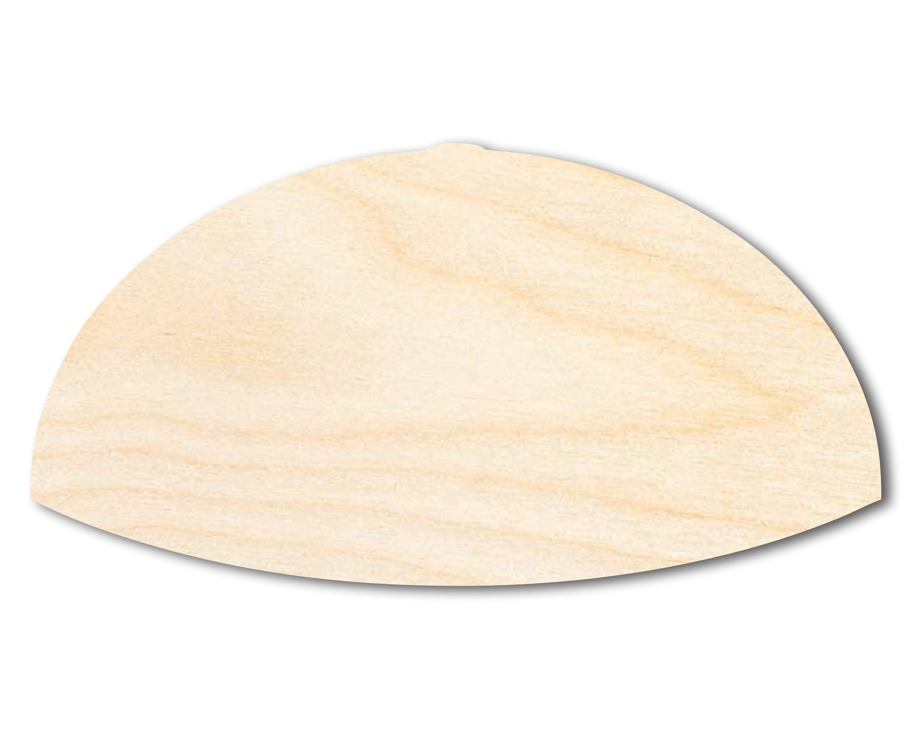 Unfinished Wood Kippah Shape | DIY Craft Cutout 3" / 1/4" - Walmart.com