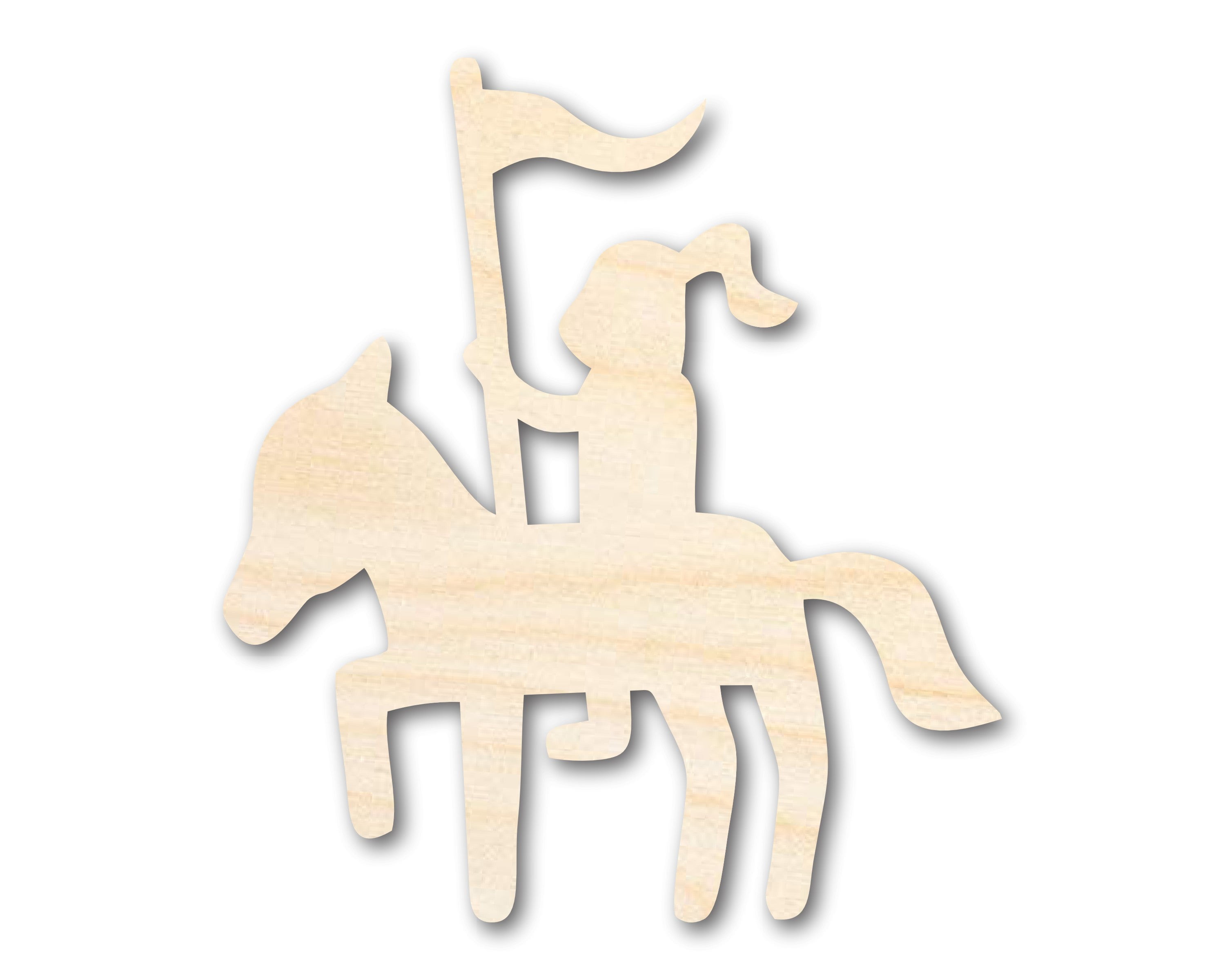 Unfinished Wood Knight Shape - Craft - up to 46" 14" / 3/4" - Walmart.com