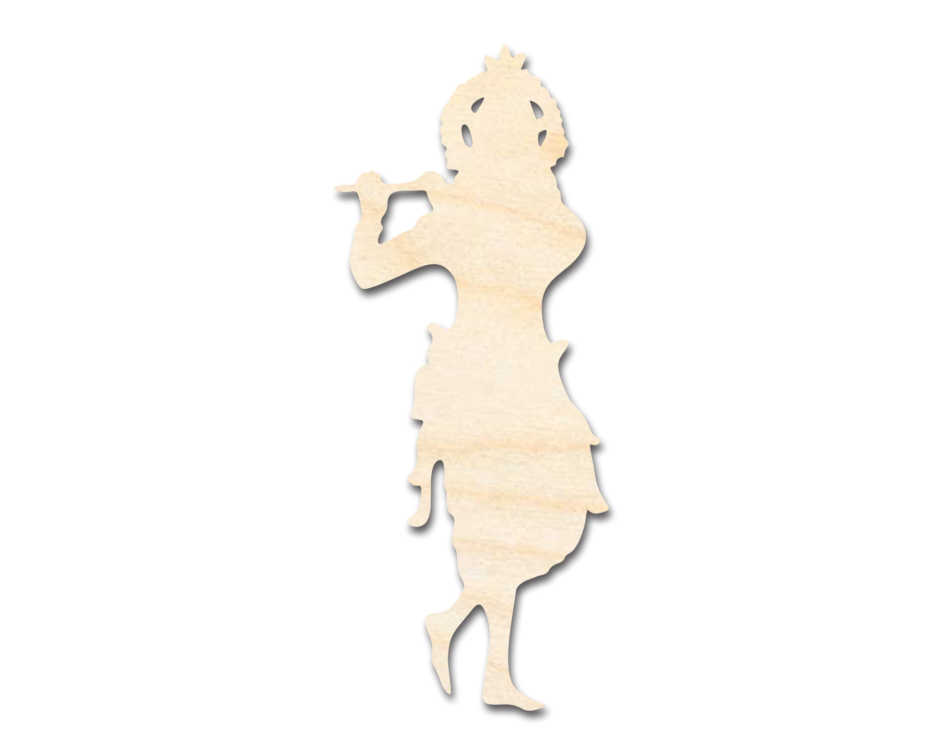 Unfinished Wood Krishna Shape - Craft - up to 46" 16" / 1/2" - Walmart.com