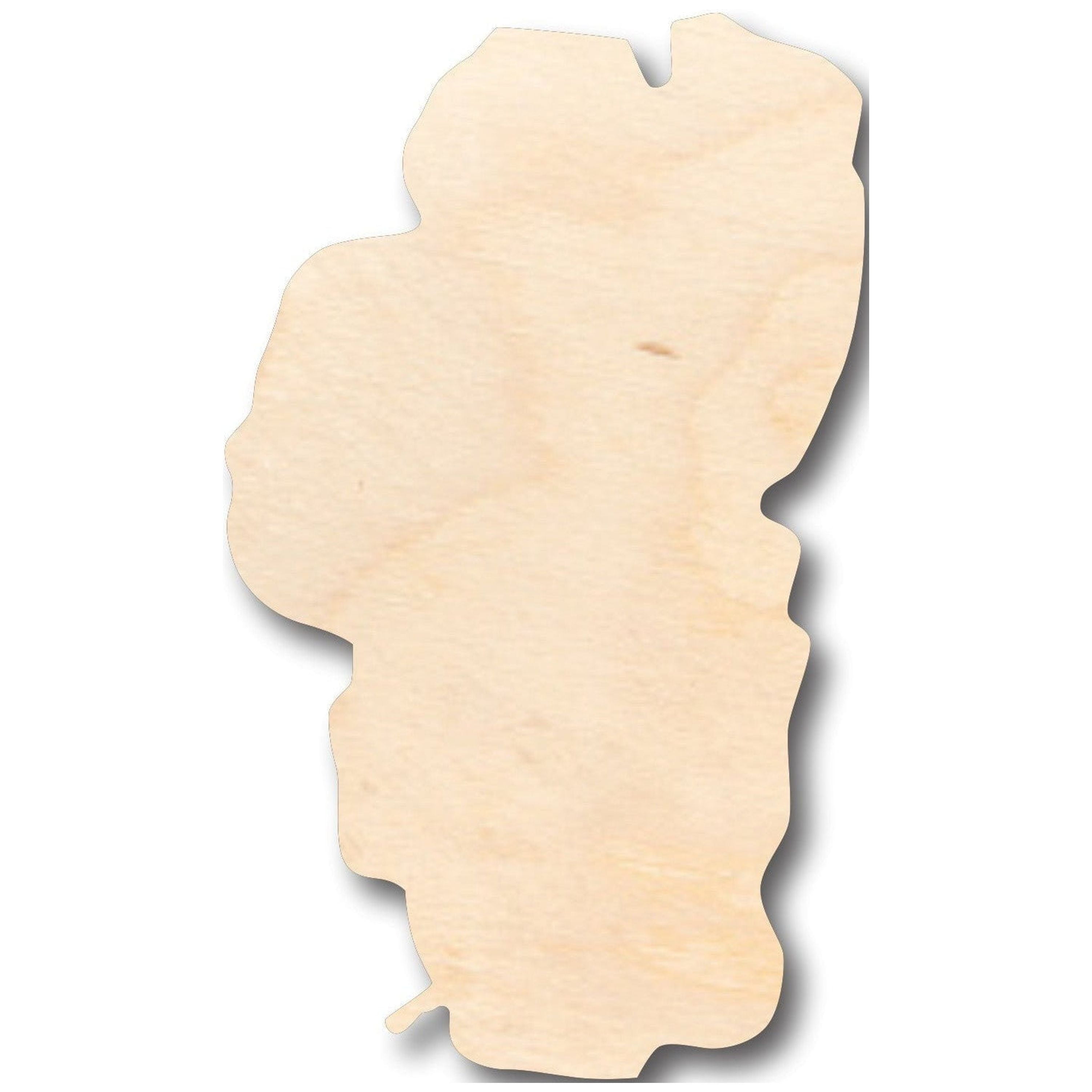 Unfinished Wood Lake Tahoe Shape - Craft - up to 46" DIY 5" / 1/2 ...