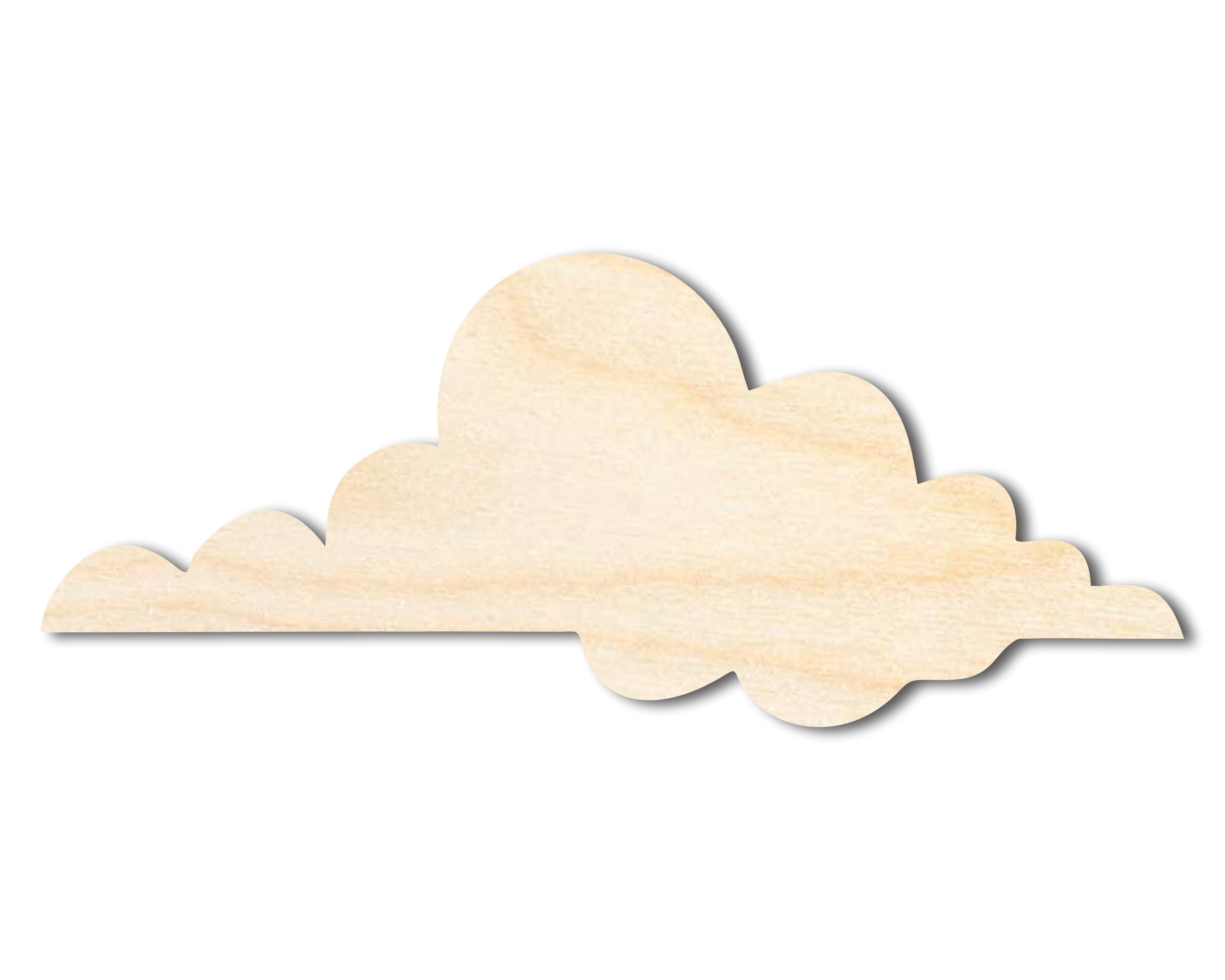 Unfinished Wood Large Cloud Shape - Craft - up to 46" 20" / 3/4 ...