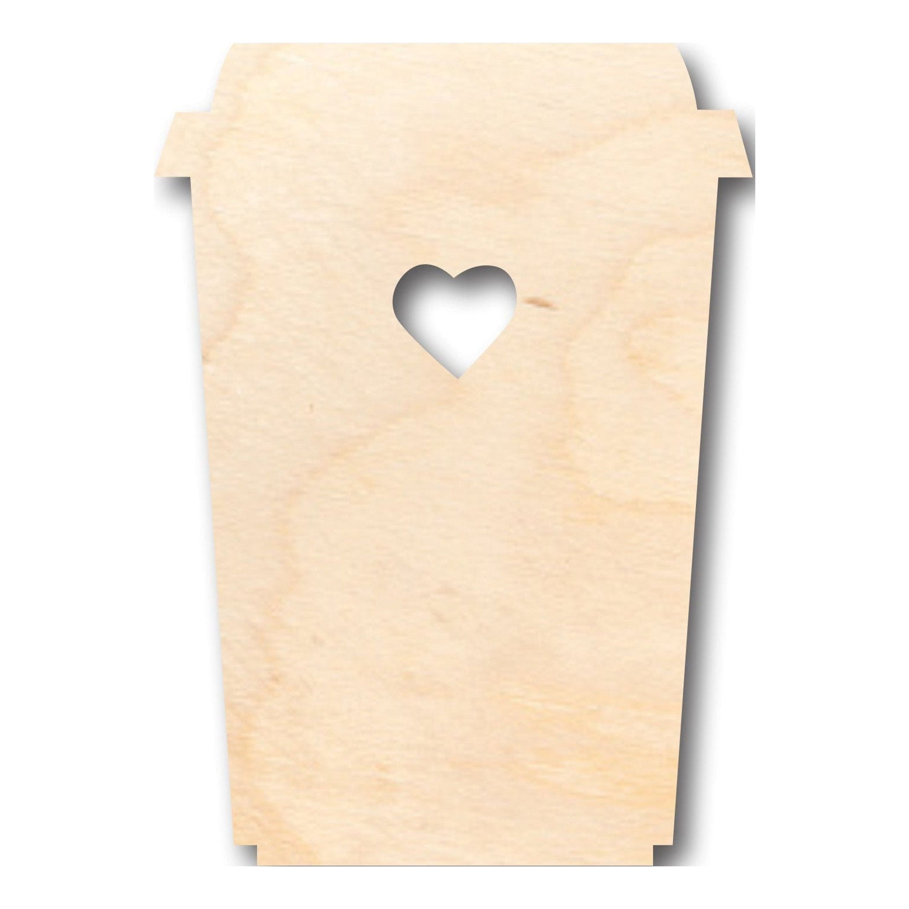 Unfinished Wood Latte Shape - Craft - up to 46" DIY 7" / 1/8" - Walmart.com