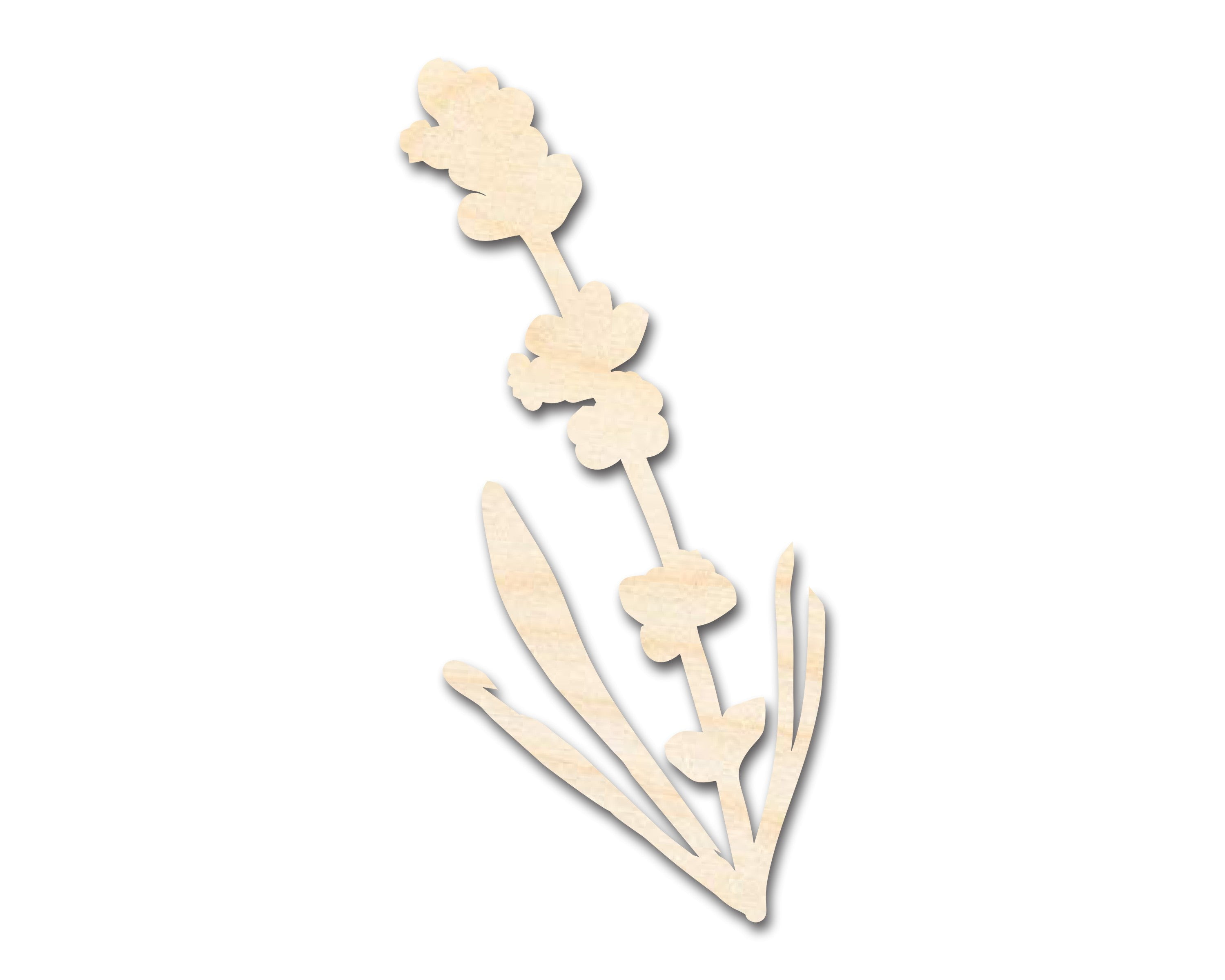 Unfinished Wood Lavender Shape | DIY Craft Cutout | up to 46" DIY 42 ...