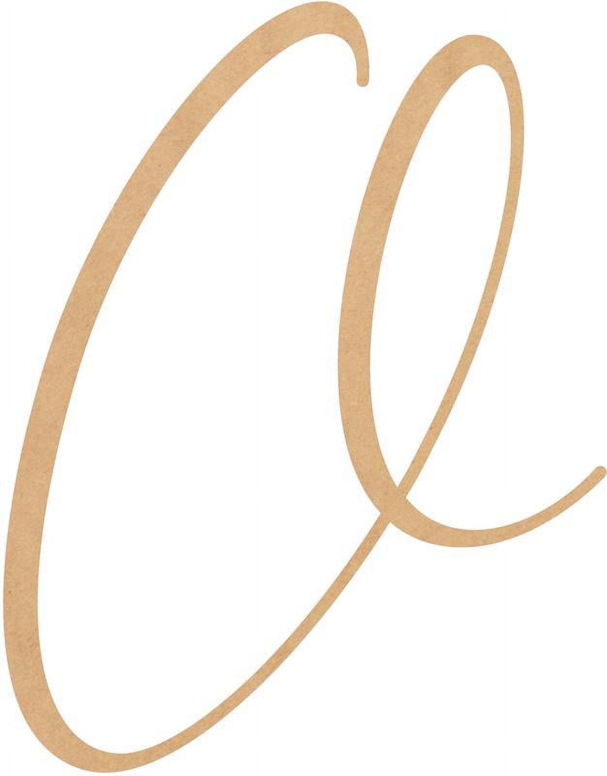 Unfinished Wood Letter O, Craft Alphabet 15'' Tall MDF Wall Décor ...