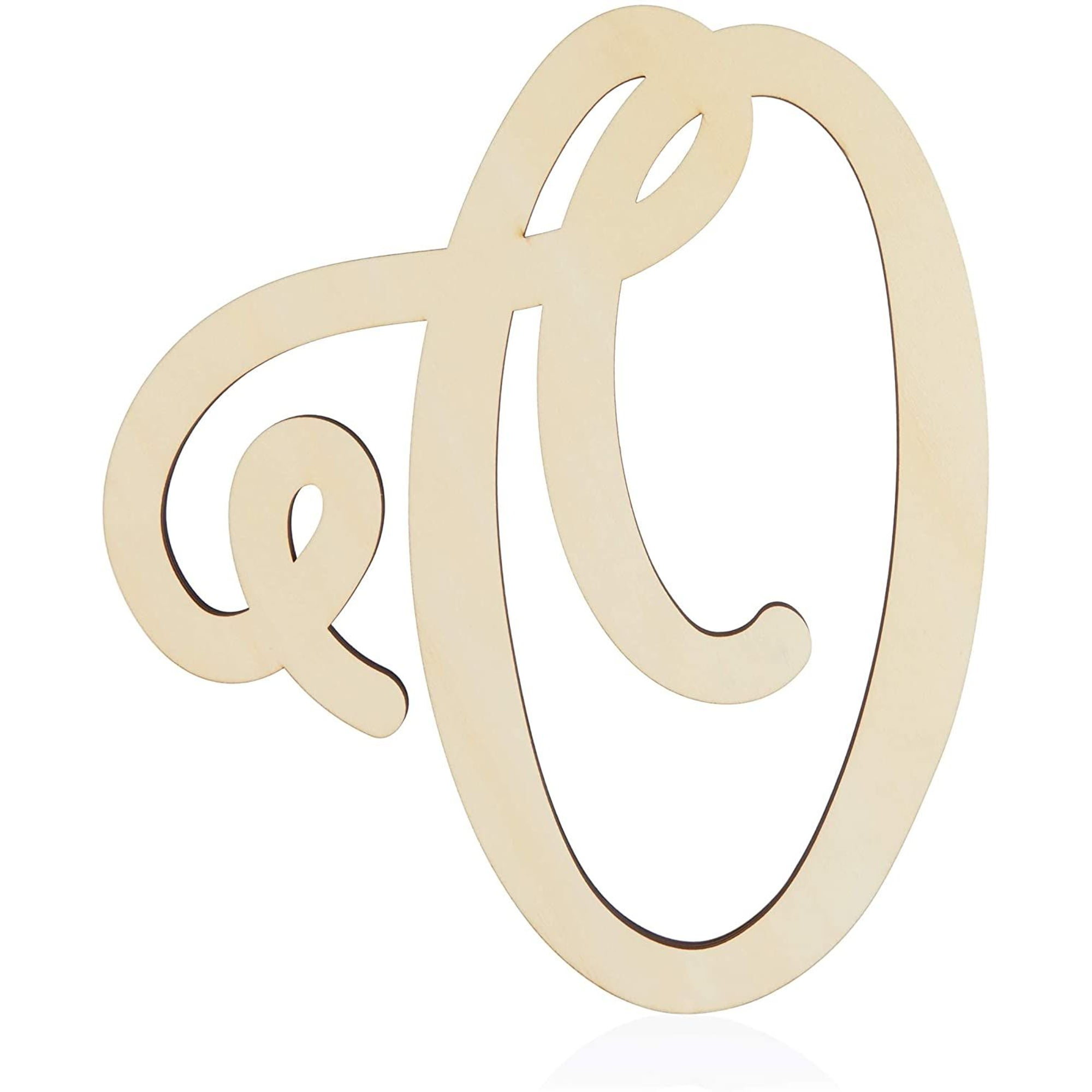 Unfinished Wood Letters, 13" Large Wooden Alphabet Letter for Crafts ...