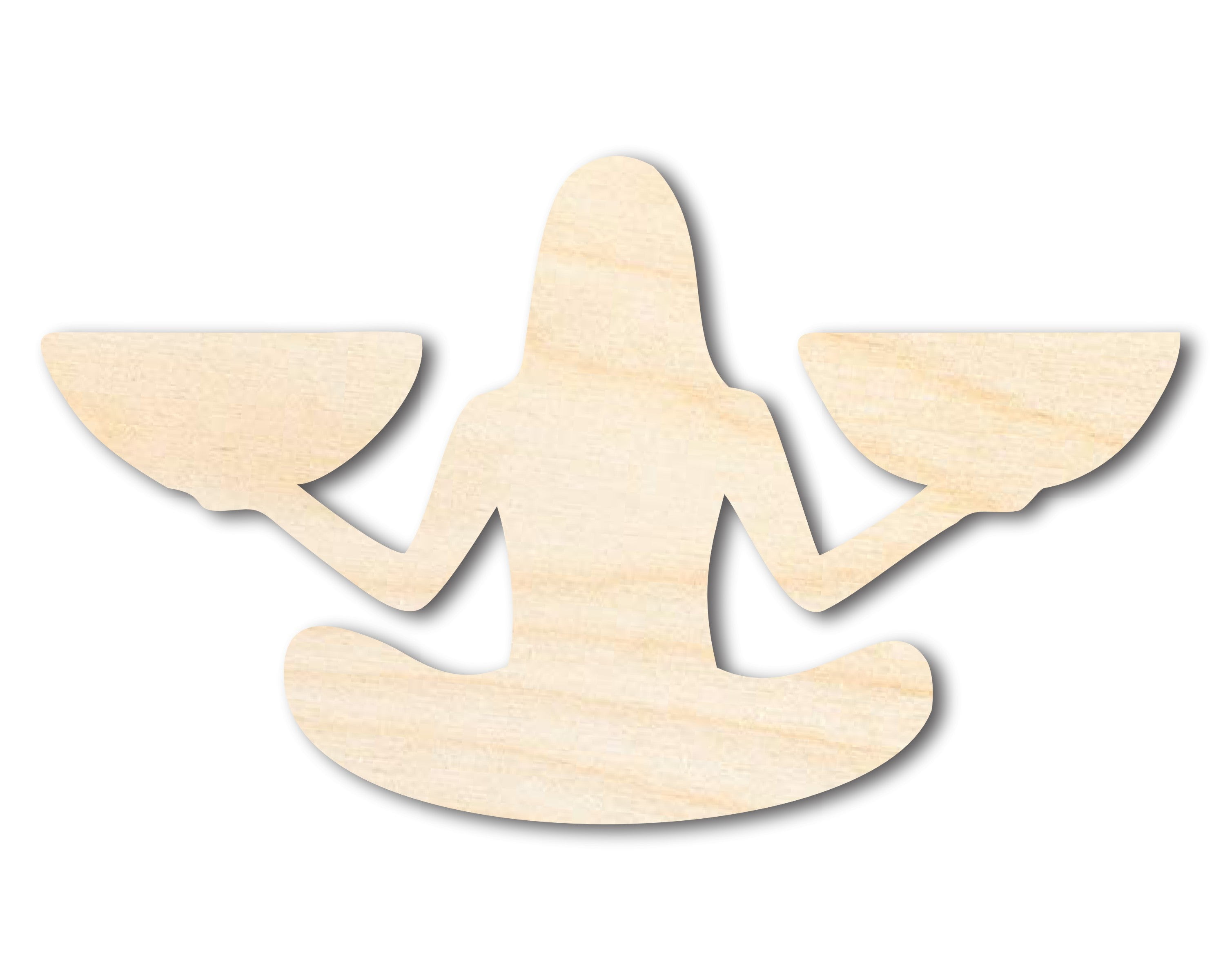 Unfinished Wood Libra Scales Shape - Zodiac Craft - up to 46" 24" / 1/4 ...