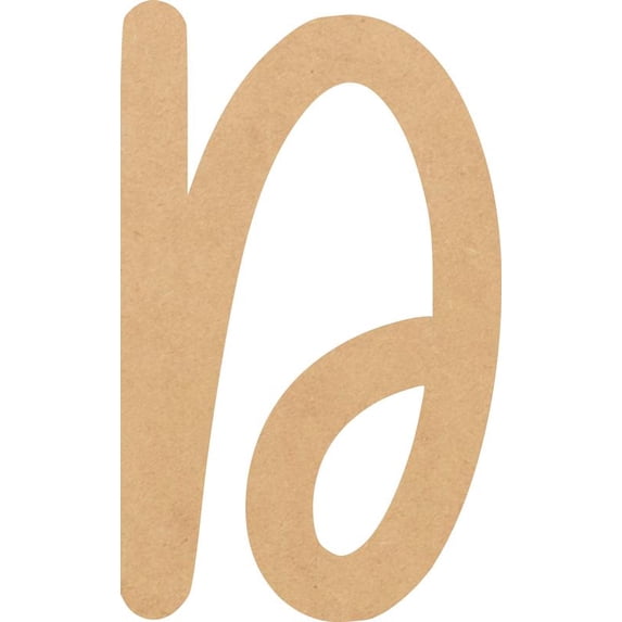 Unfinished Wood MDF 22'' Tall Daytime Letter D, Paintable Alphabet A-Z ...