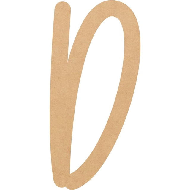Unfinished Wood MDF Letter 15'' Tall Dessert Sugar D, Paintable ...