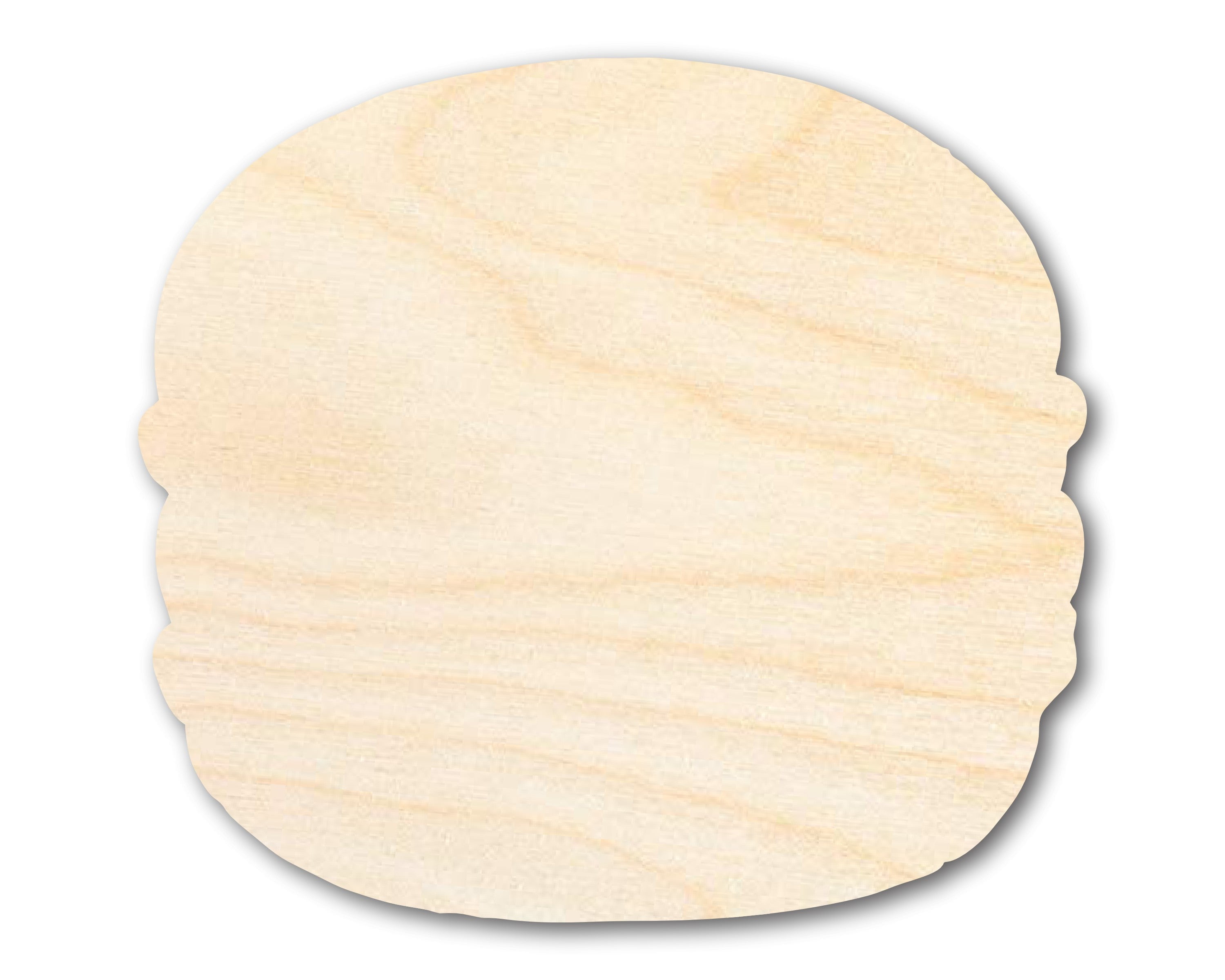 Unfinished Wood Macaron Shape | DIY Craft Cutout 8" / 1/4" - Walmart.com