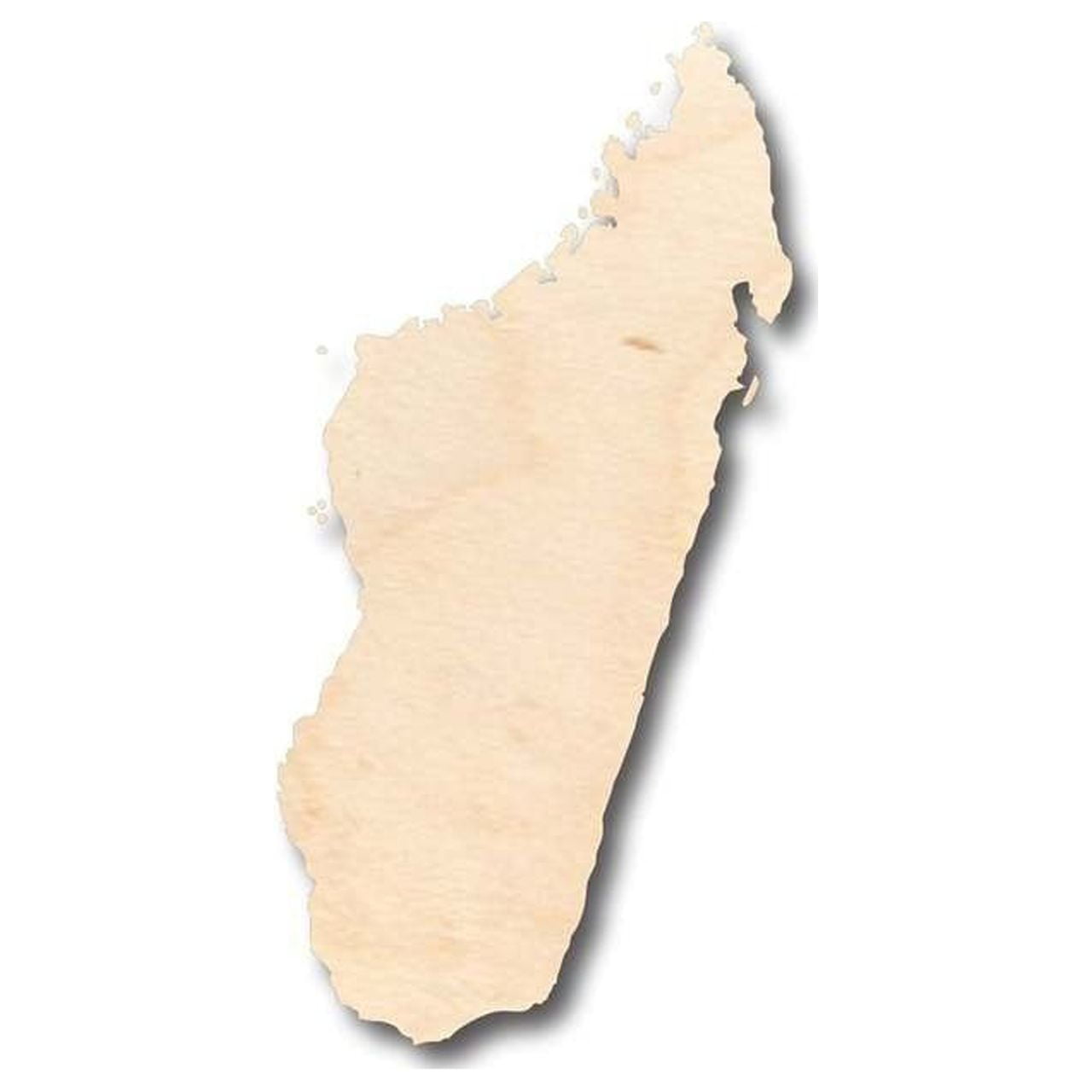 Unfinished Wood Madagascar Shape - Country - Craft - up to 46" DIY 18 ...