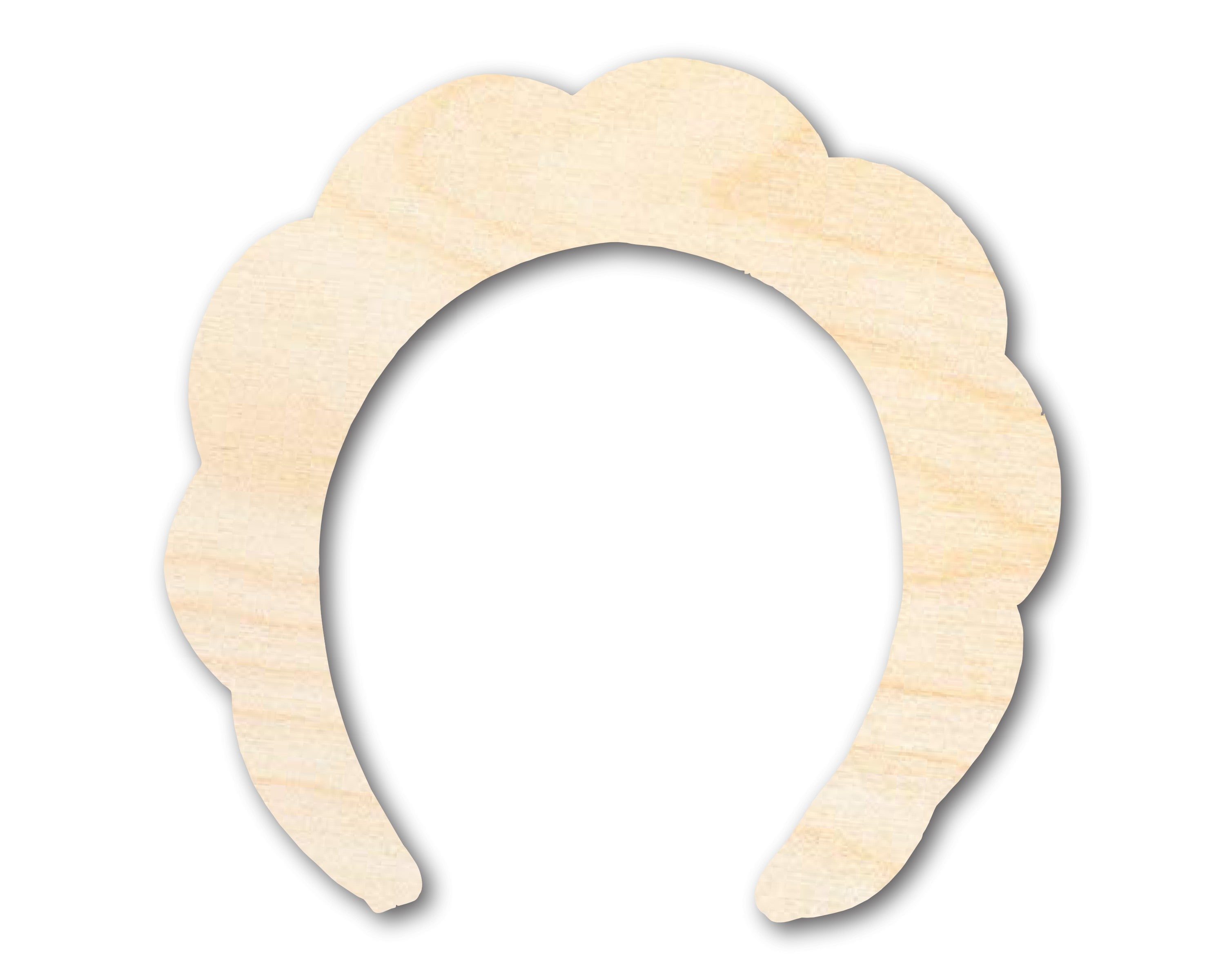 Unfinished Wood Makeup Headband Shape | DIY Craft Cutout | up to 46 ...