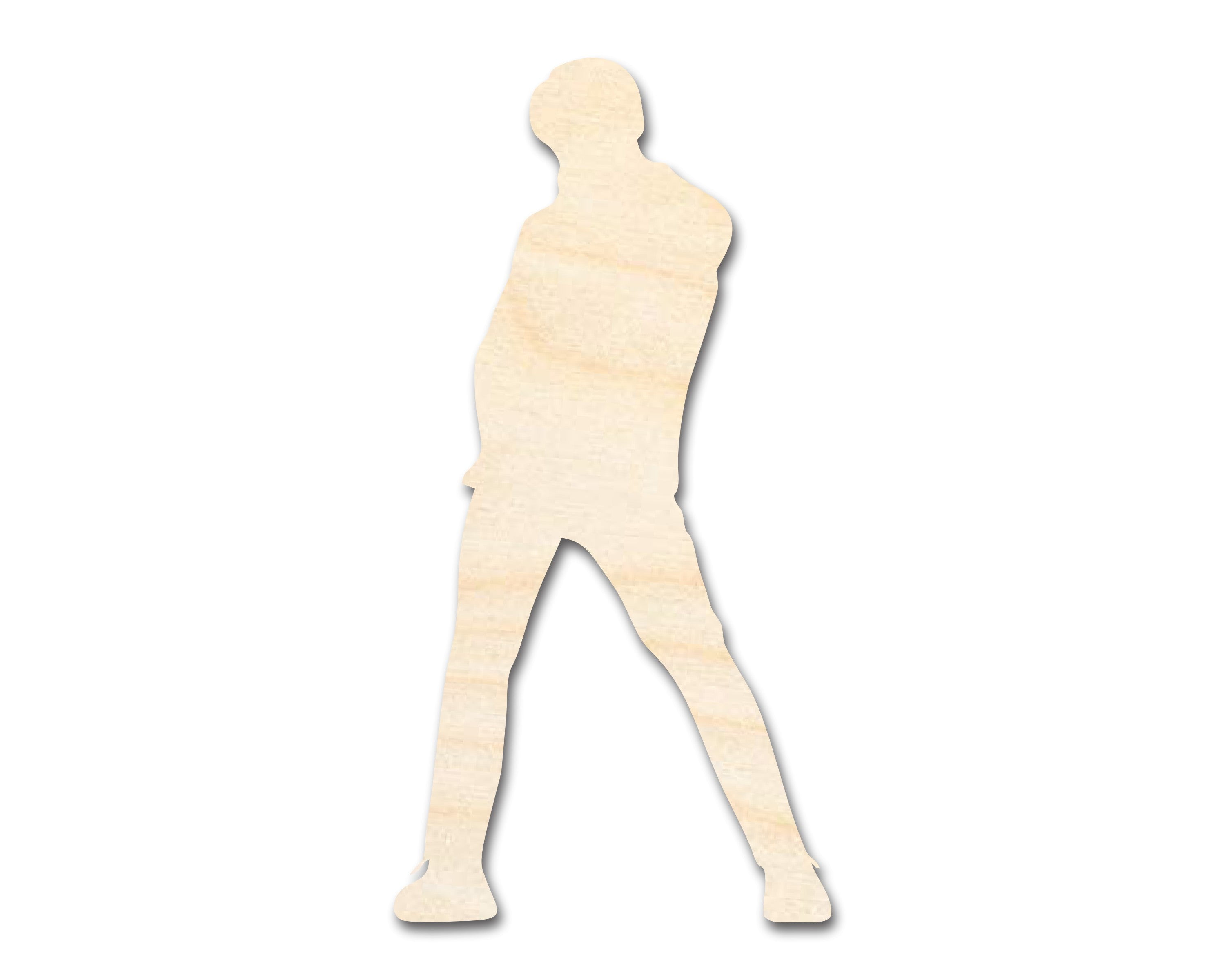 Unfinished Wood Male Idol Shape | DIY Craft Cutout 18" / 1/2" - Walmart.com