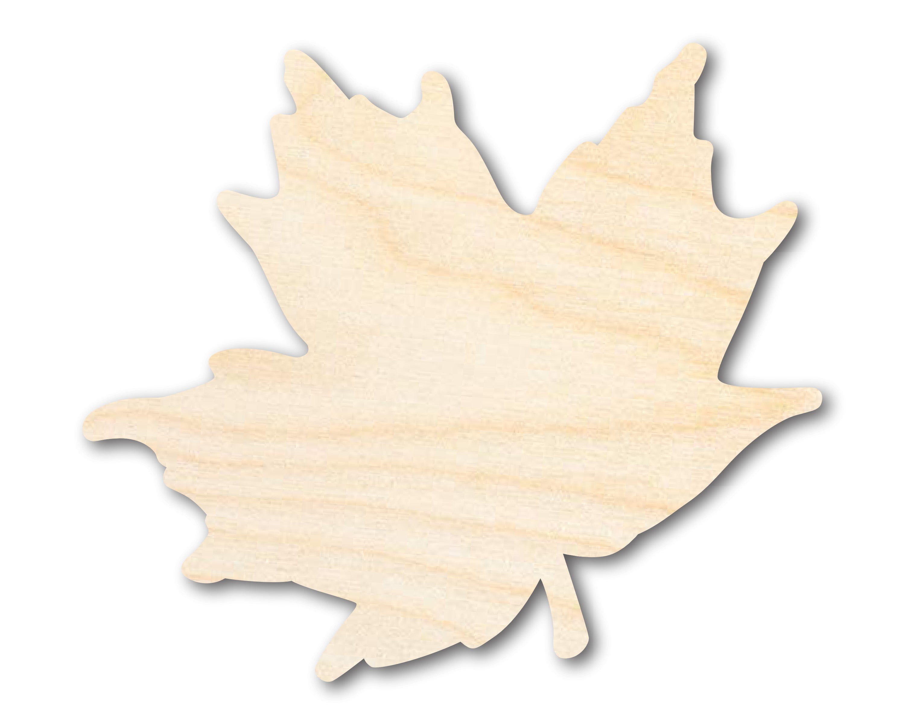 Unfinished Wood Maple Leaf Shape - Craft - up to 46" DIY 7" / 1/4 ...