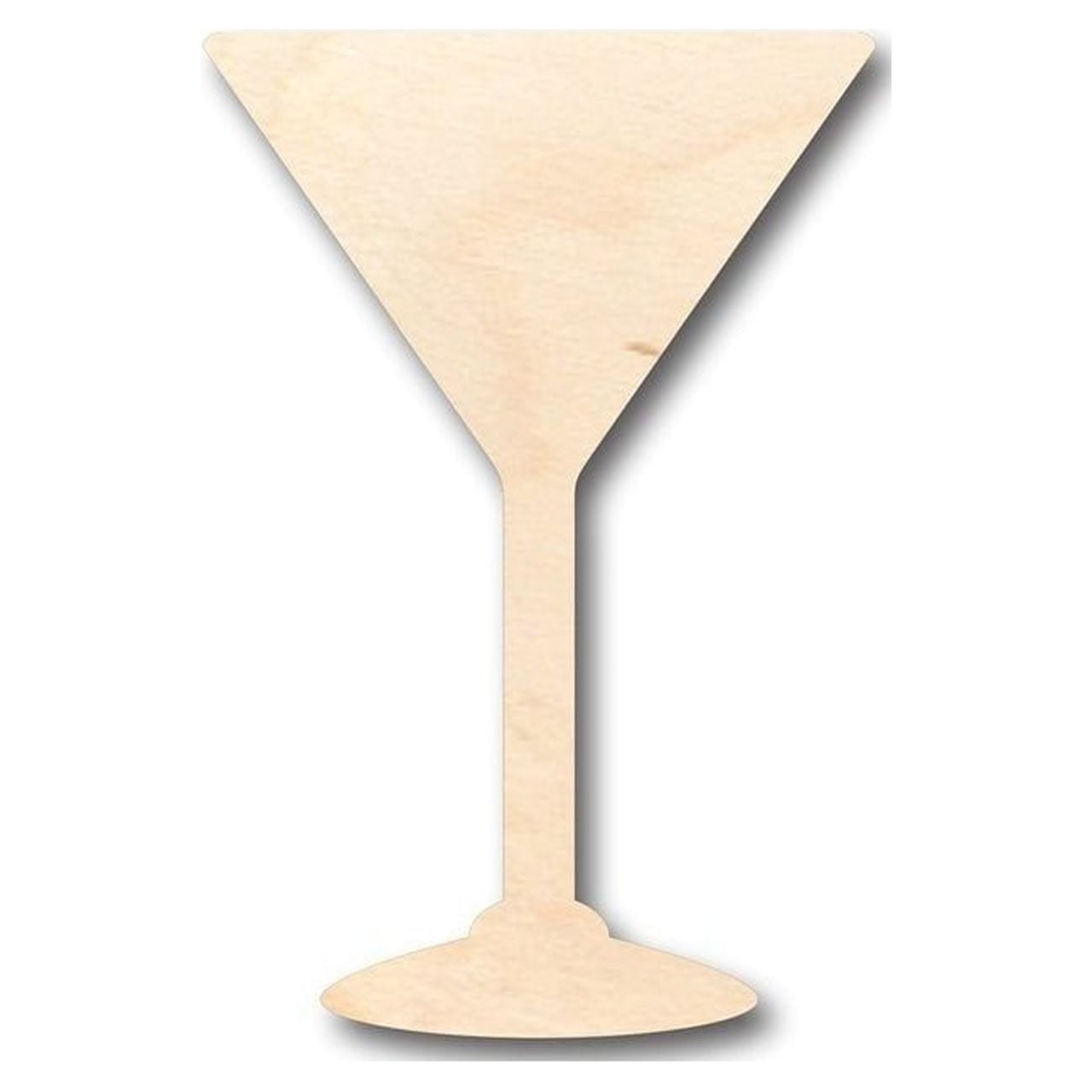 Unfinished Wood Martini Shape - Bar - Craft - up to 46" DIY 42" / 3/4 ...
