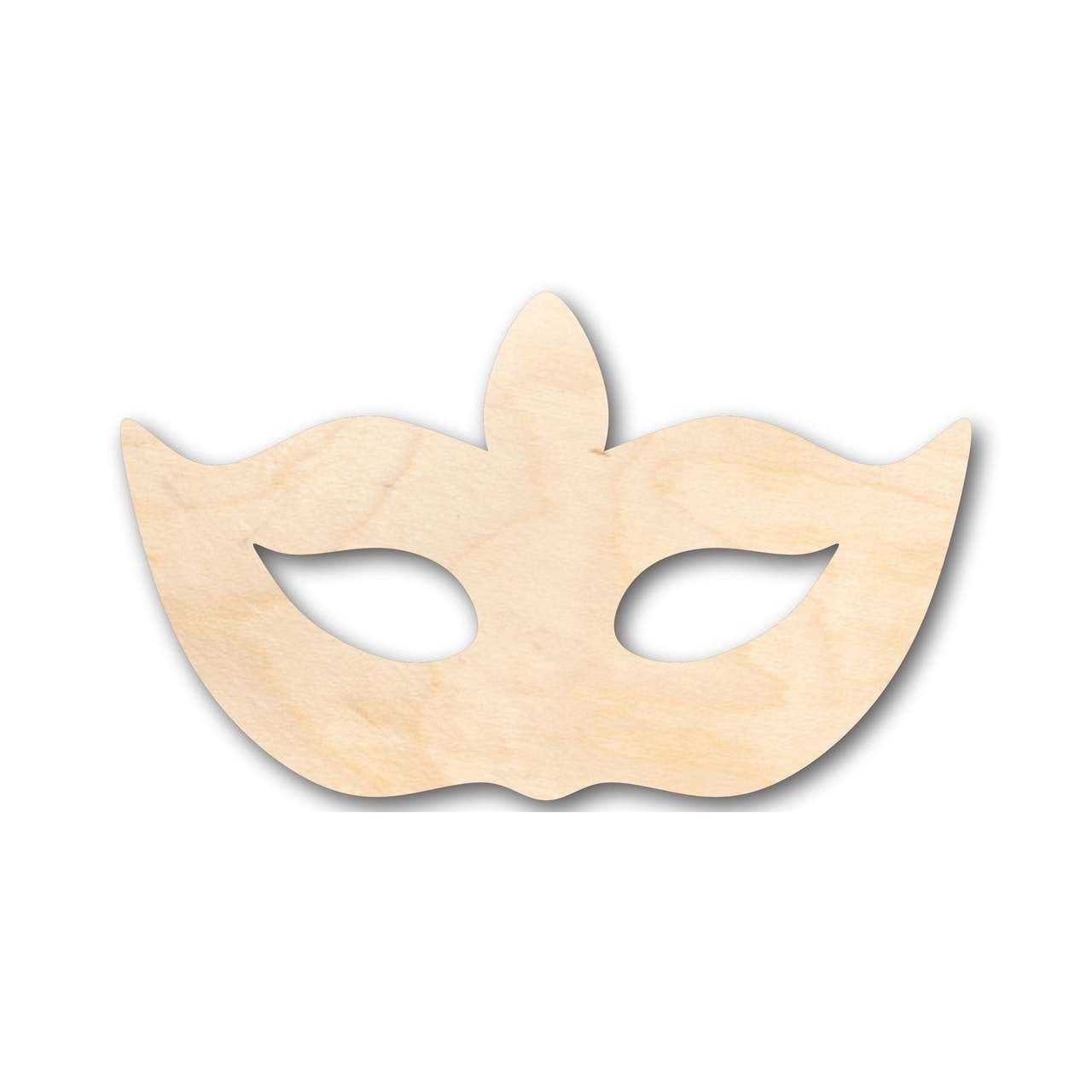 Unfinished Wood Masquerade Mask Shape - Party - Carnival - Craft up to ...