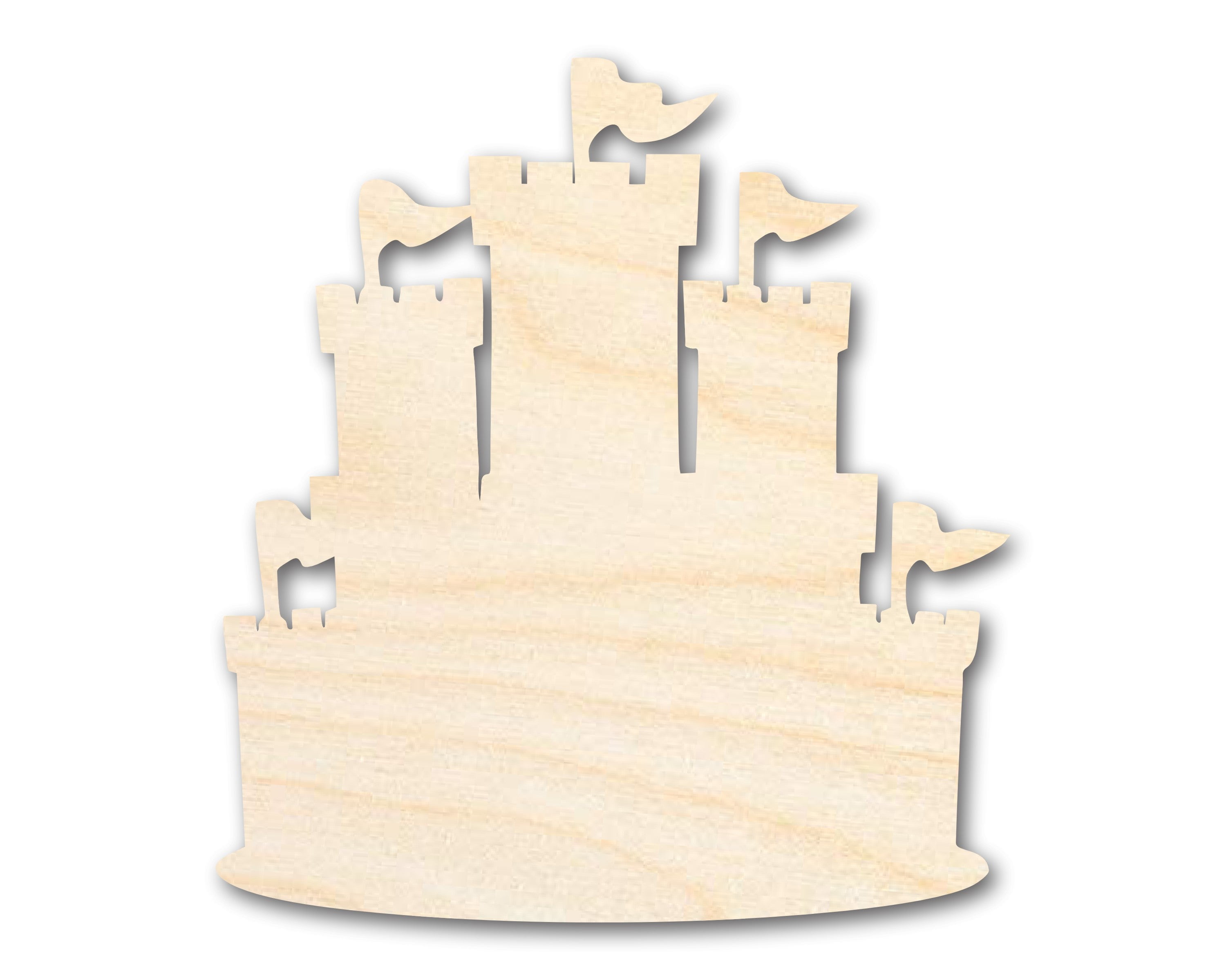 Unfinished Wood Medieval Castle Silhouette - History Craft - up to 46 ...