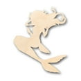 Unfinished Wood Mermaid Siren Shape - Craft - up to 46" DIY 6" / 1/8 ...