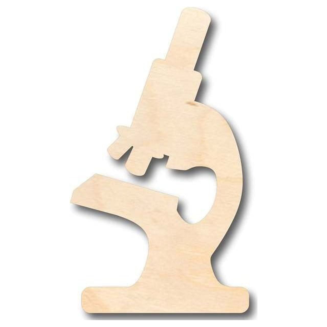 Unfinished Wood Microscope Shape - Science - Craft - up to 46" DIY 24 ...