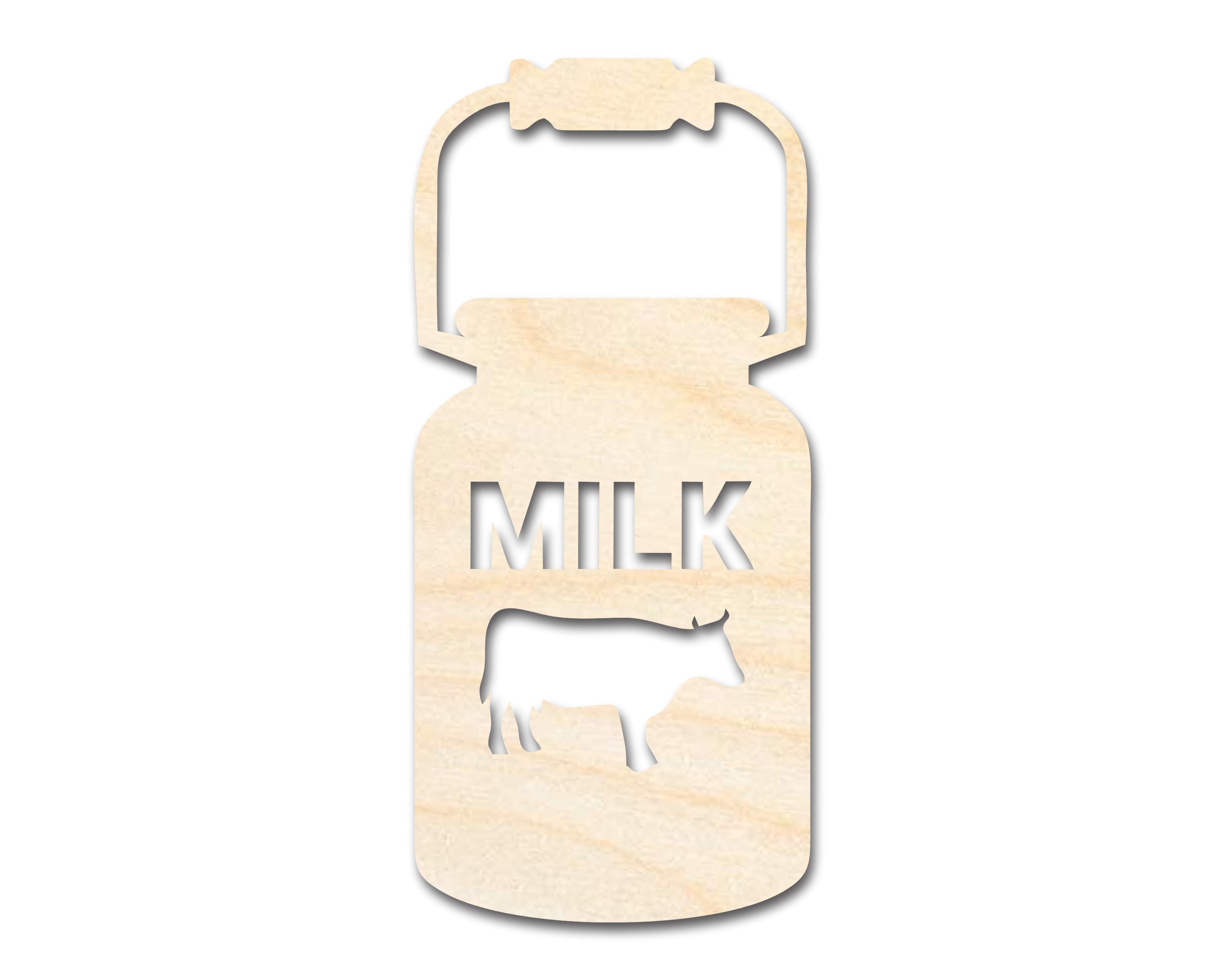 Unfinished Wood Milk Jug Shape | DIY Craft Cutout | up to 46" DIY 18 ...