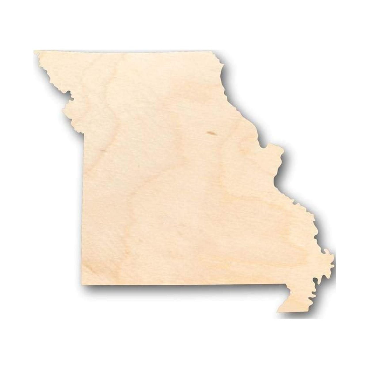 Unfinished Wood Missouri Shape - State - Craft - up to 46" DIY 14" / 1/ ...
