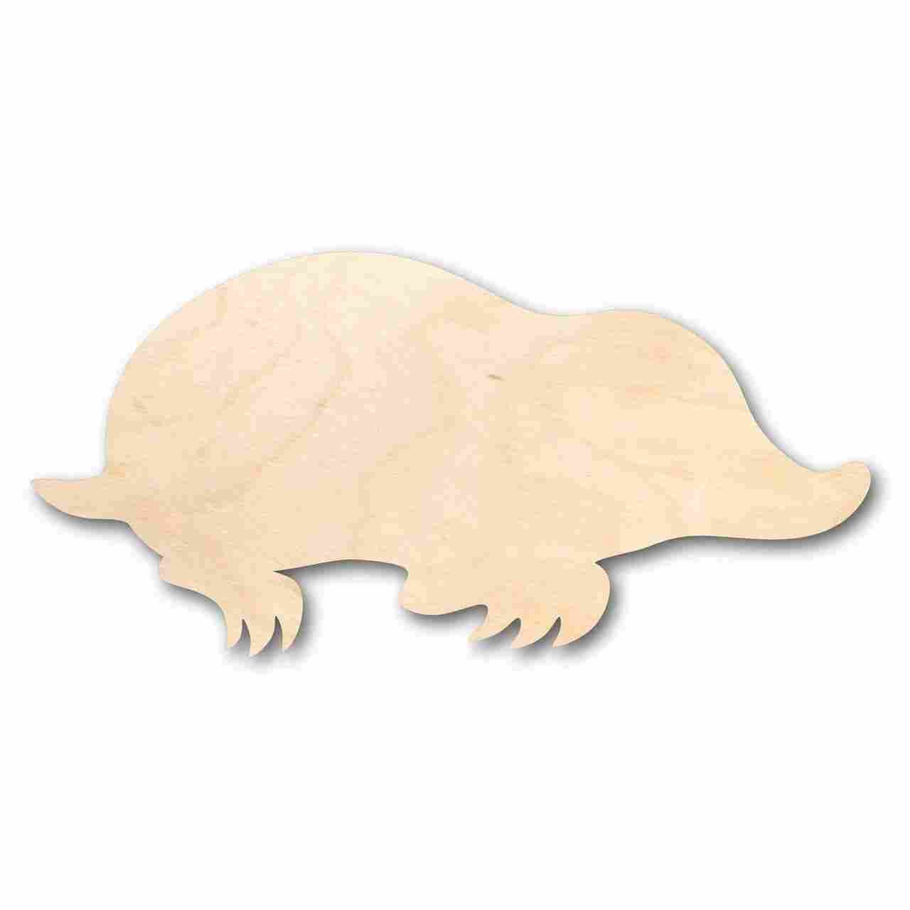 Unfinished Wood Mole Shape - Animal - Wildlife - Craft - up to 24" DIY ...