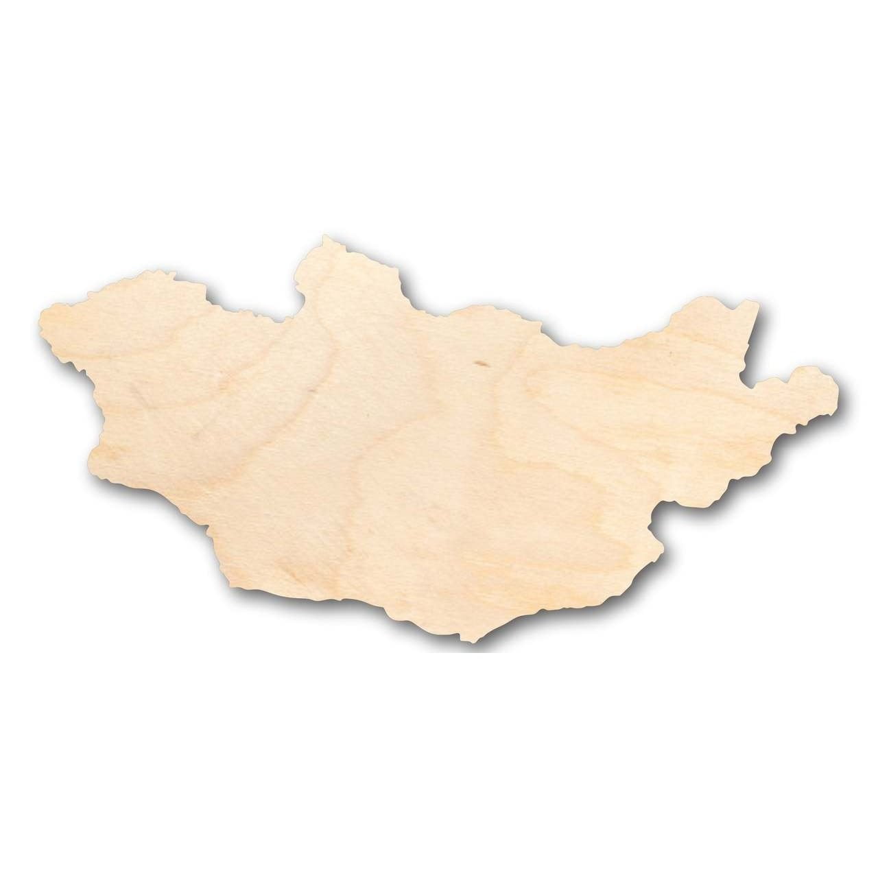 Unfinished Wood Mongolia Shape - Country - Craft - up to 46" DIY 20 ...