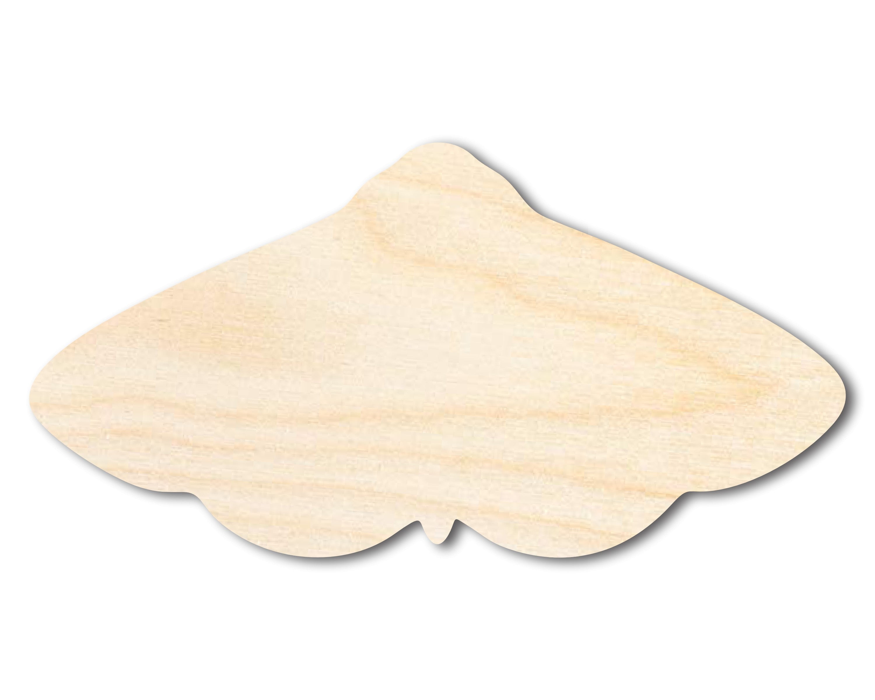 Unfinished Wood Moth Silhouette Shape - Craft - up to 46" 20" / 1/4 ...