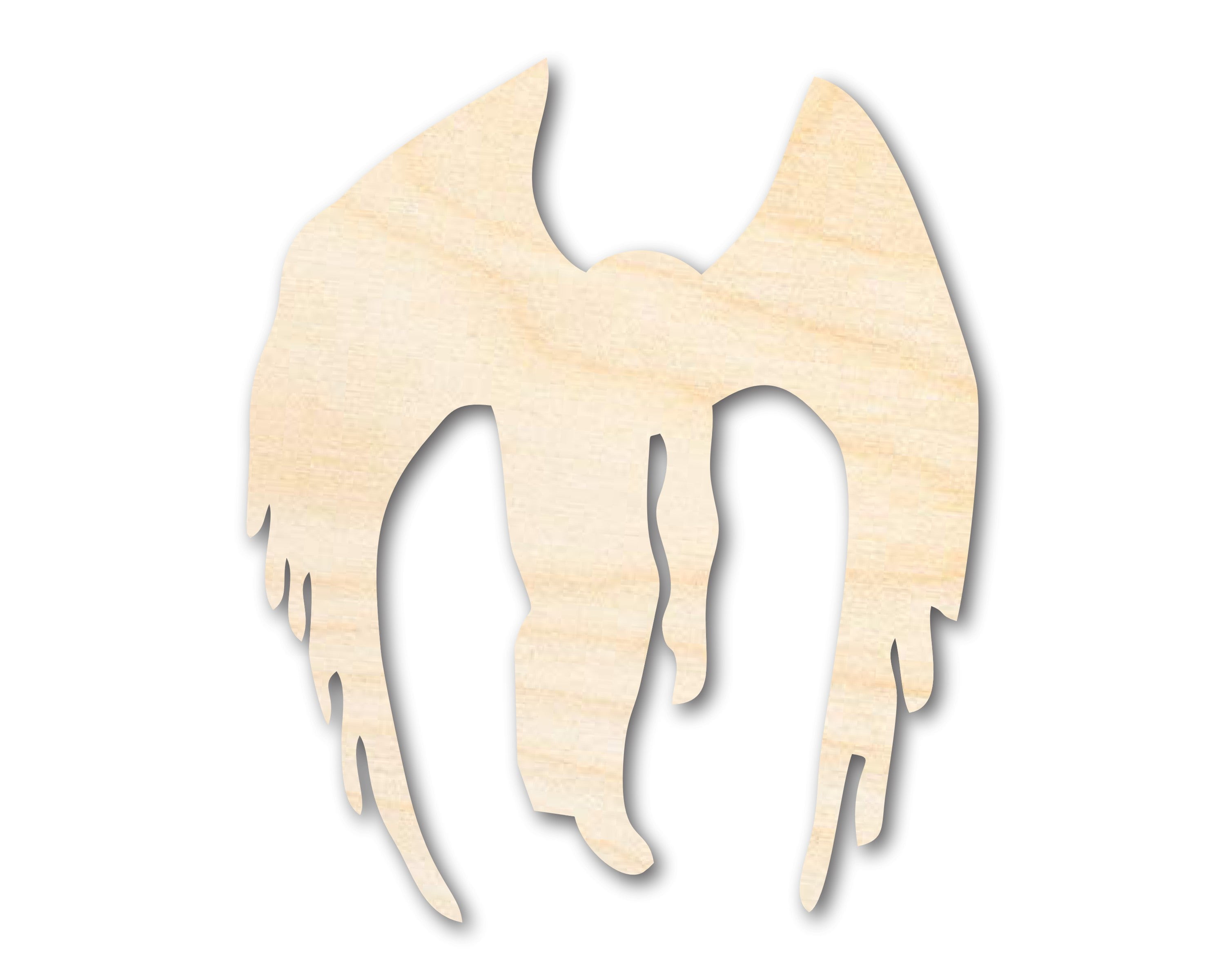 Unfinished Wood Mothman Shape - Craft - up to 46" 5" / 1/2" - Walmart.com