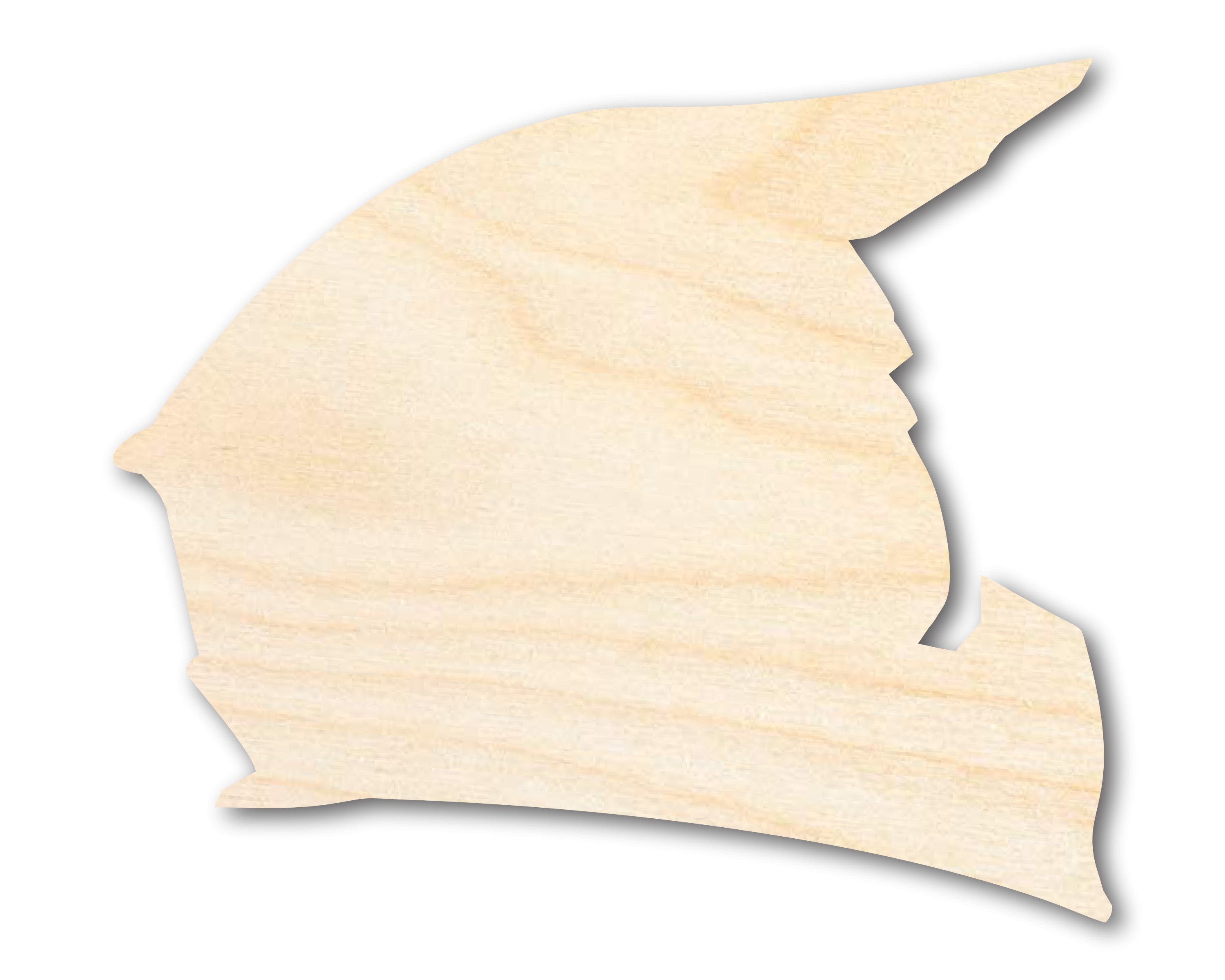 Unfinished Wood Motorcycle Helmet Shape | DIY Craft Cutout | up to 46 ...