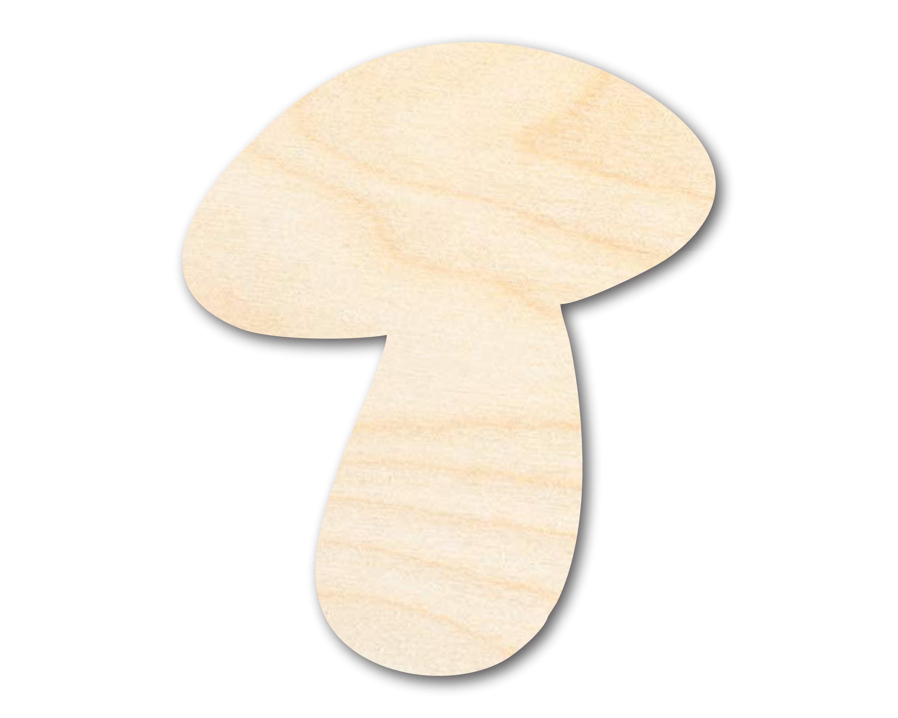 Unfinished Wood Mushroom Shape | DIY Craft Cutout 7" / 1/2" - Walmart.com