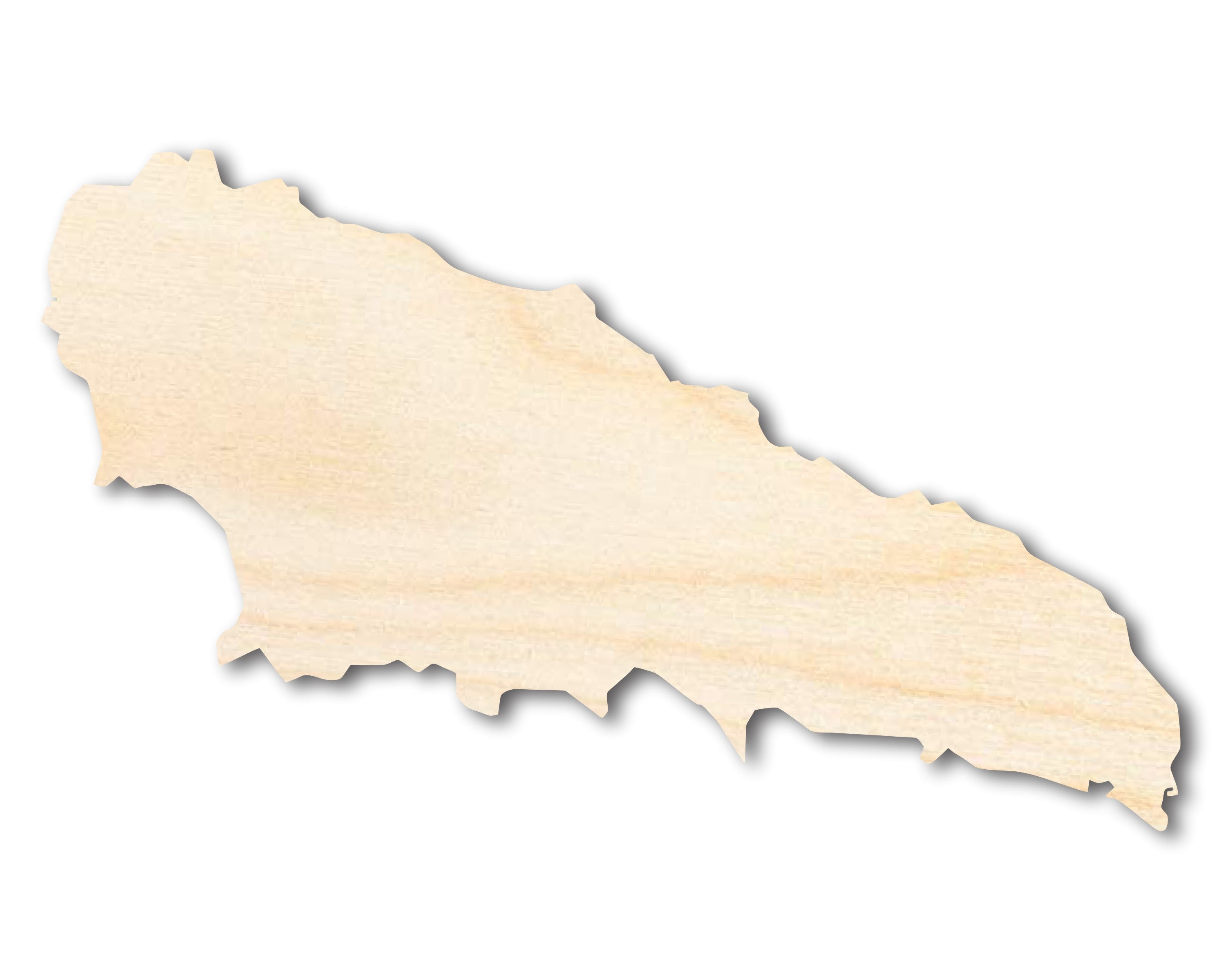 Unfinished Wood Mwali Island Shape - Comoros Craft - up to 46" DIY 7 ...