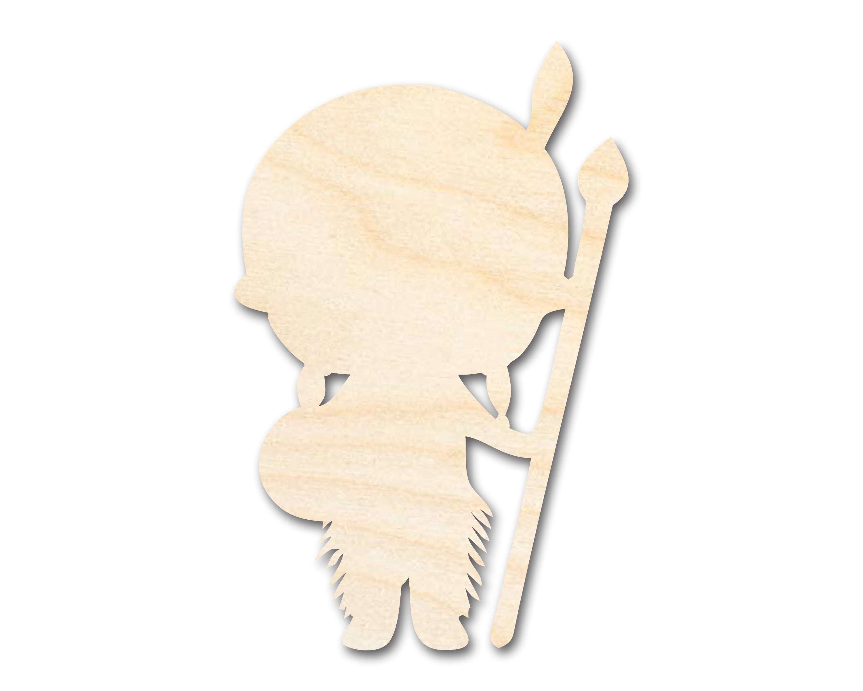 Unfinished Wood Native Boy Shape | Craft Cutout | up to 46" DIY 20" / 1 ...