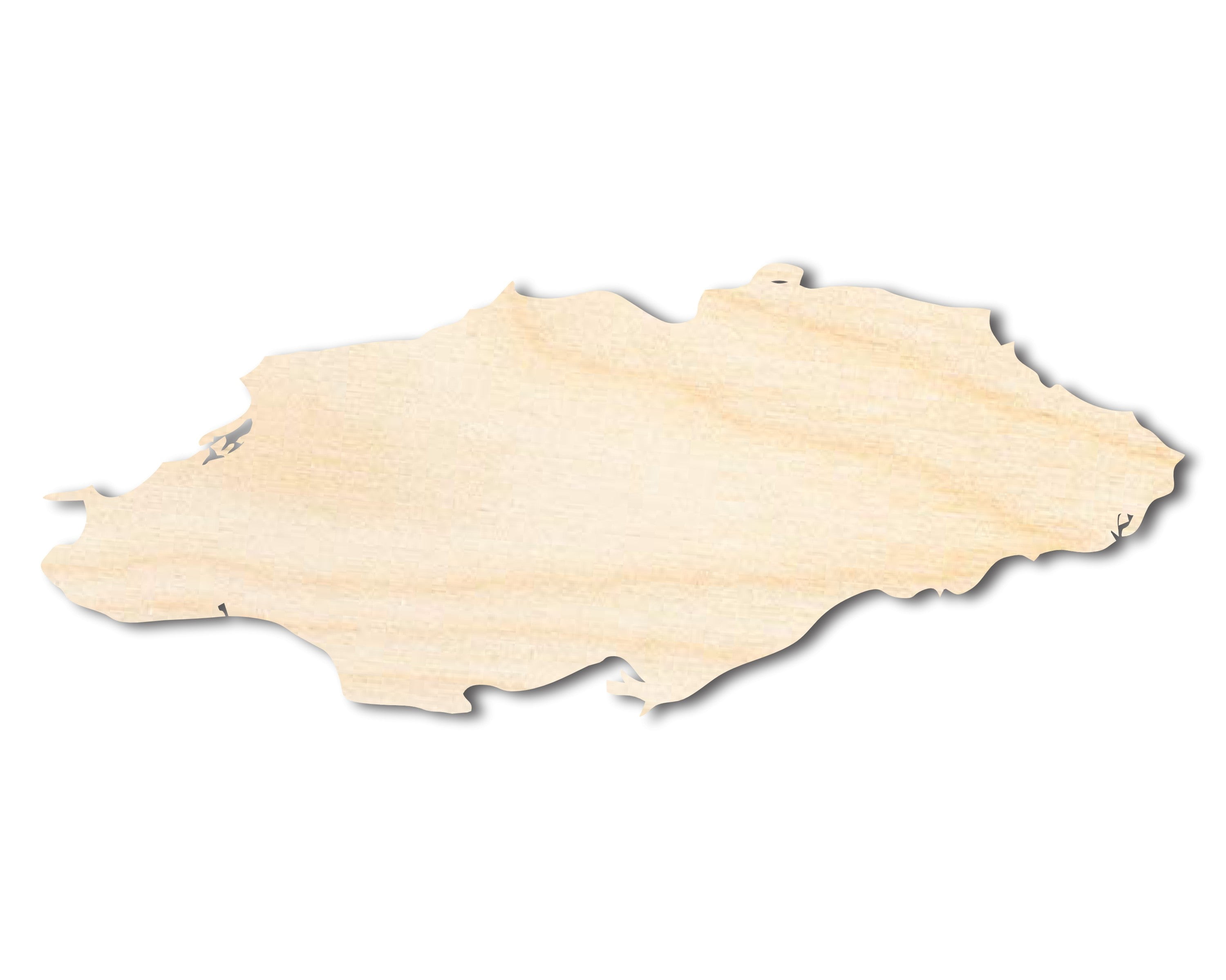 Unfinished Wood New Providence Island Shape - Bahamas Country Craft ...