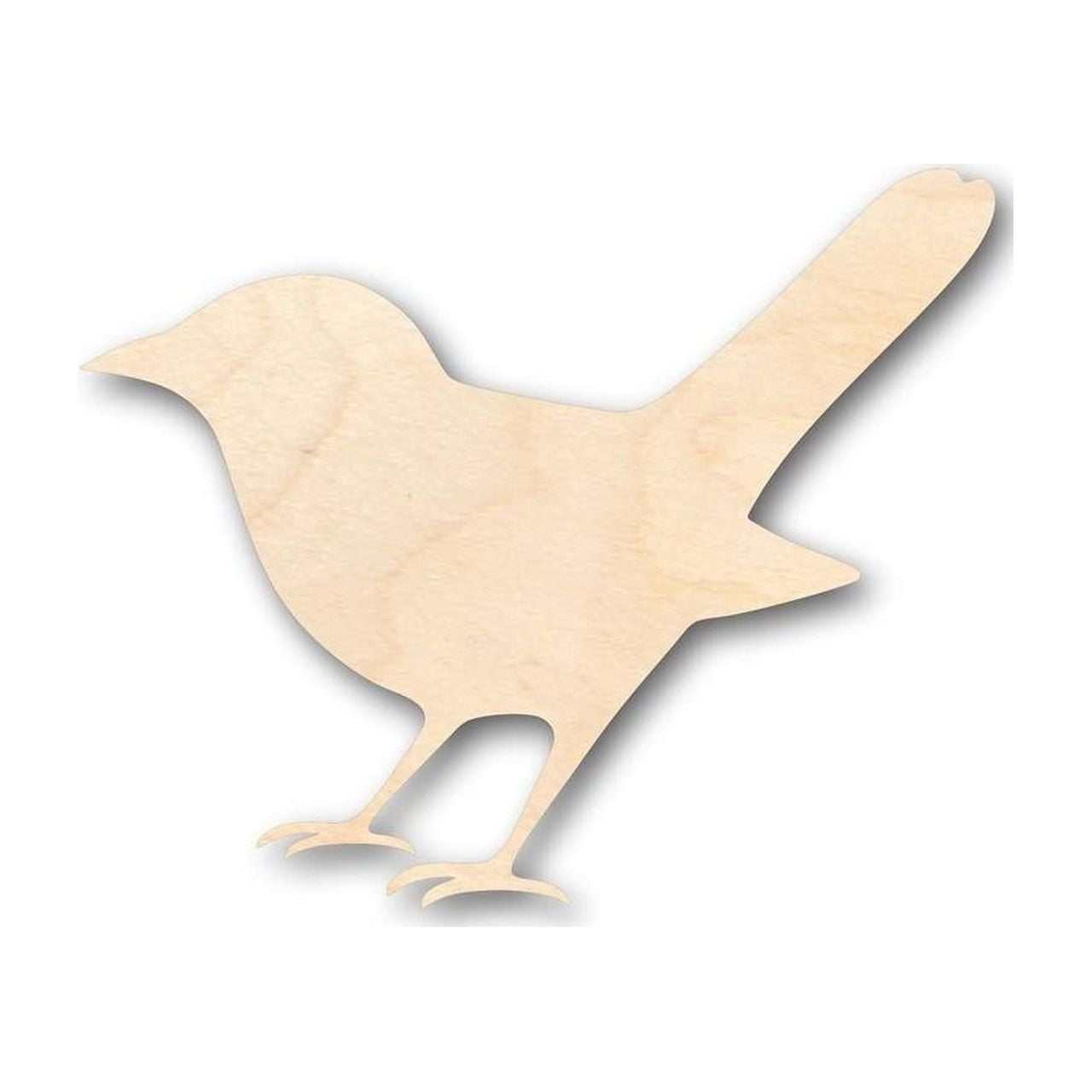 Unfinished Wood Nightingale Shape - Bird - Wildlife - Craft - up to 46 ...