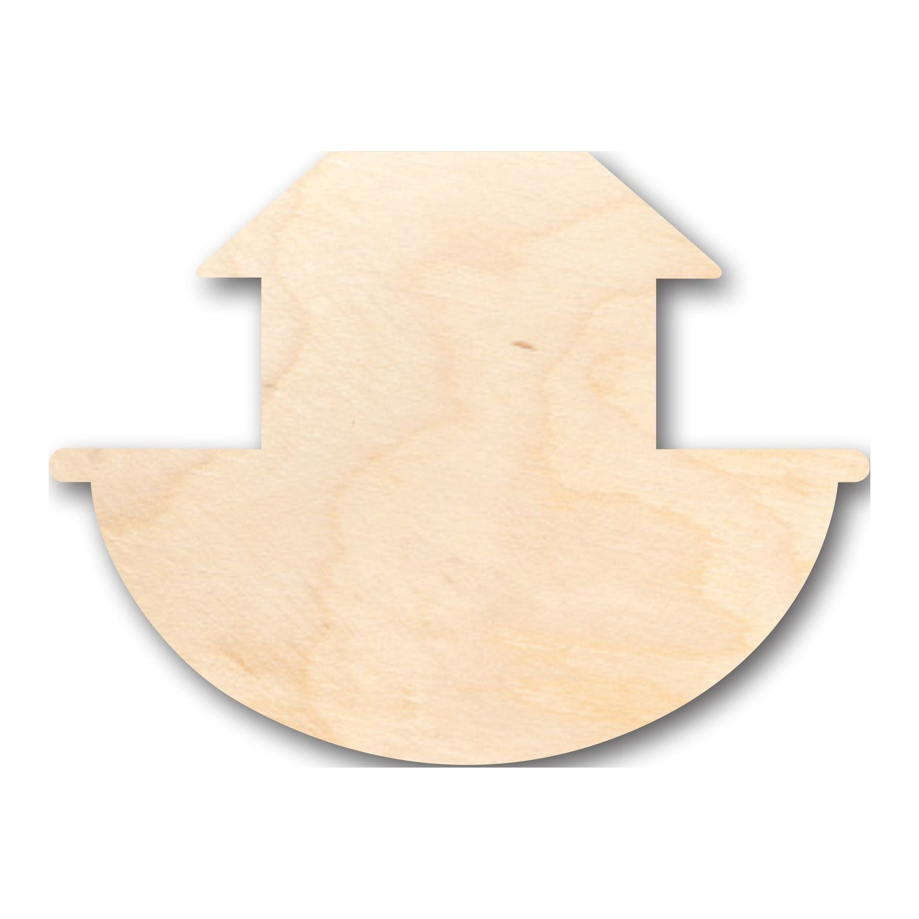 Unfinished Wood Noah's Ark Shape - Craft - up to 46" DIY 12" / 1/8 ...