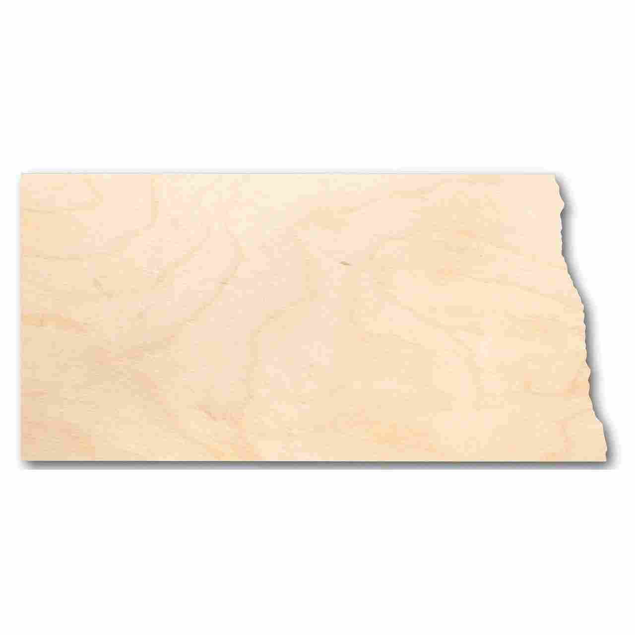 Unfinished Wood North Dakota Shape - State - Craft - up to 46" DIY 8 ...