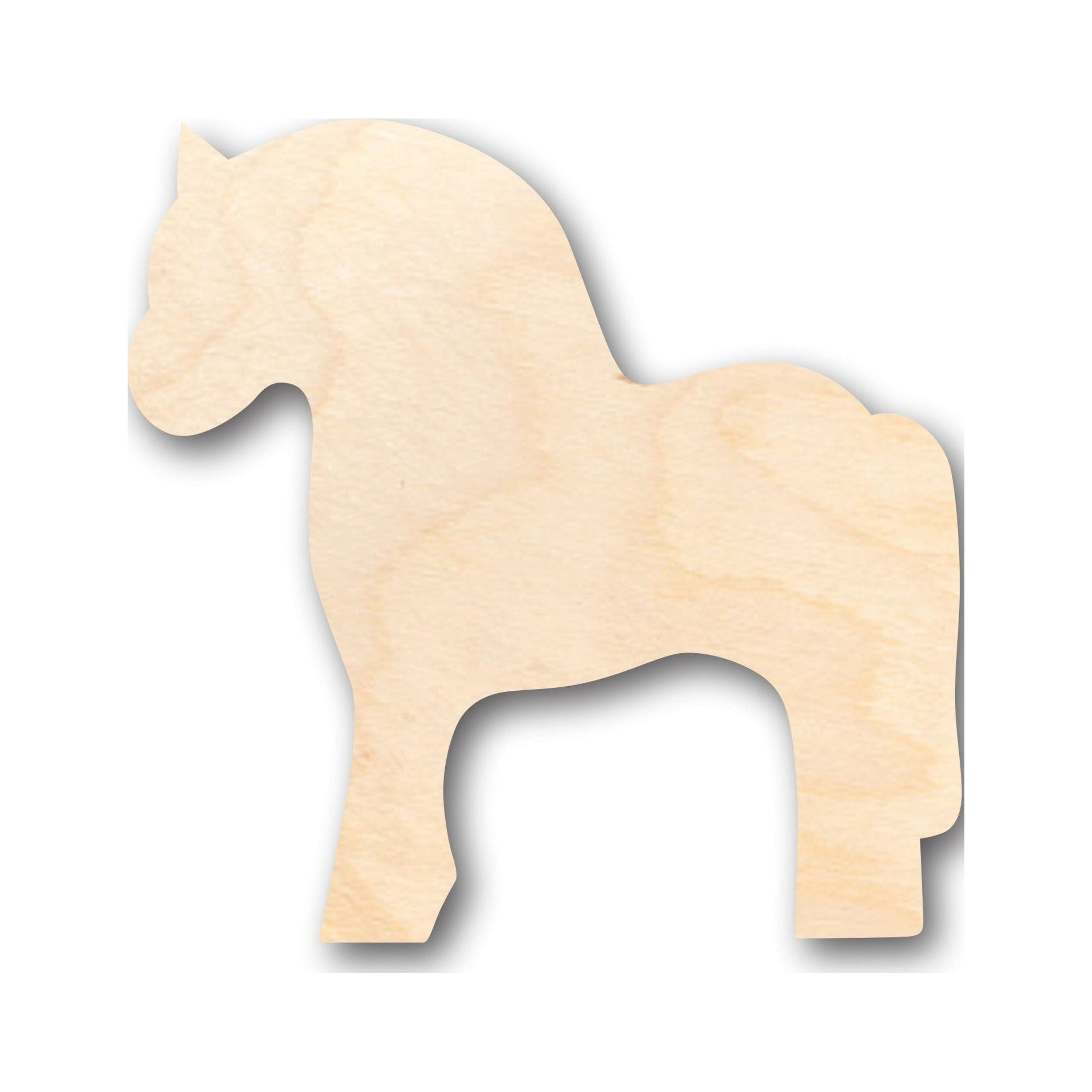 Unfinished Wood Norwegian Fjord Dala Horse Shape - Craft - up to 46 ...