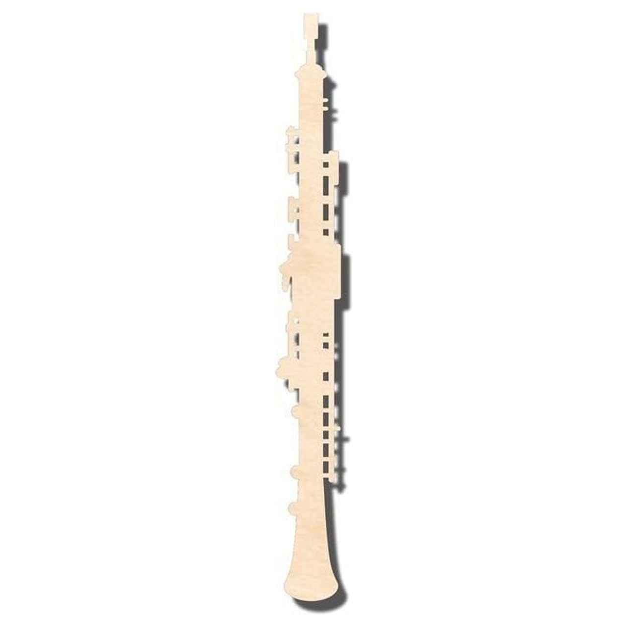 Unfinished Wood Oboe Shape - Music - Craft - up to 46" DIY 7" / 1/2 ...