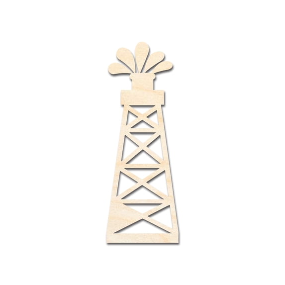 Unfinished Wood Oil Rig Shape 42" / 1/2" - Walmart.com
