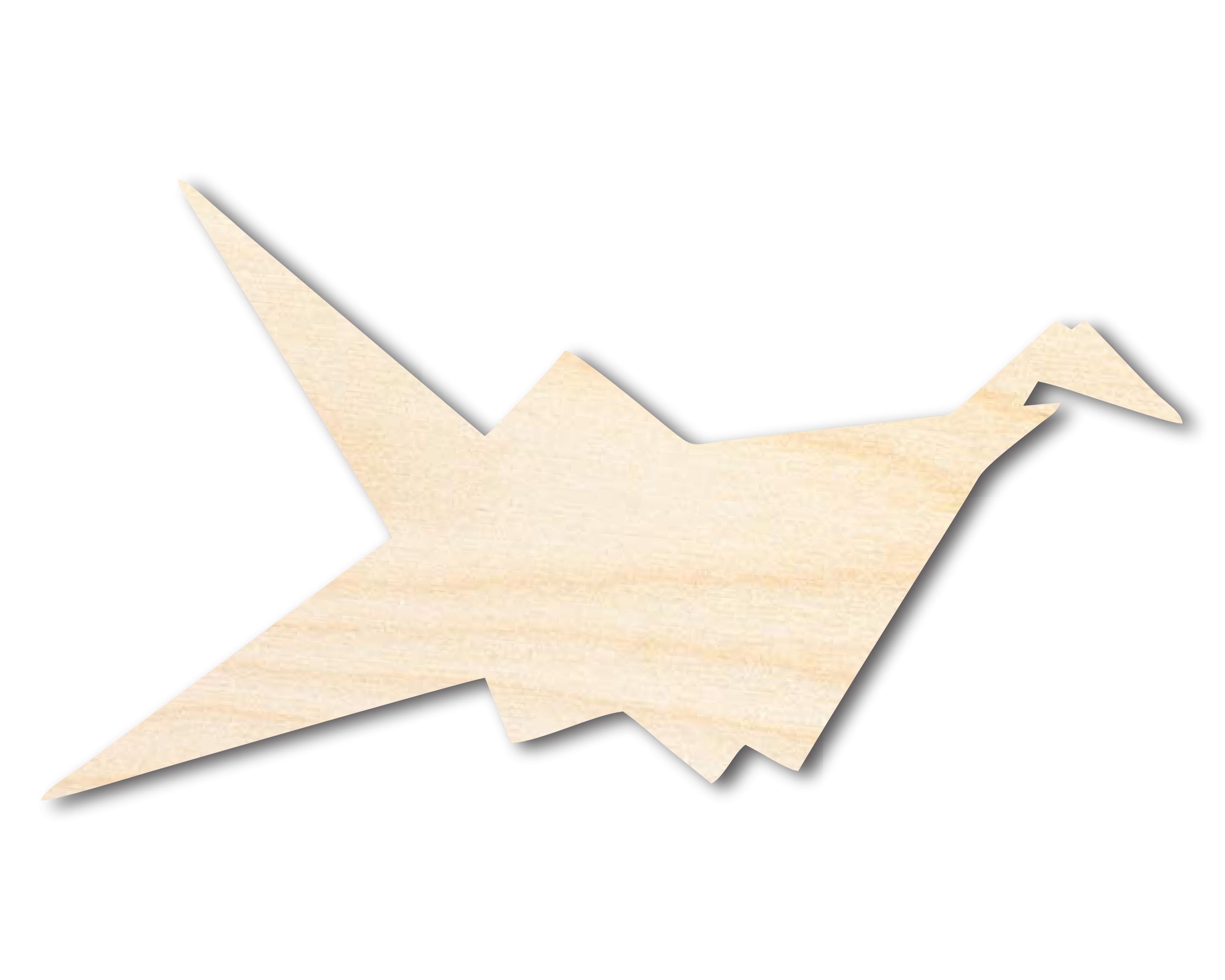 Unfinished Wood Origami Bird Shape | DIY Craft Cutout | up to 46" DIY ...