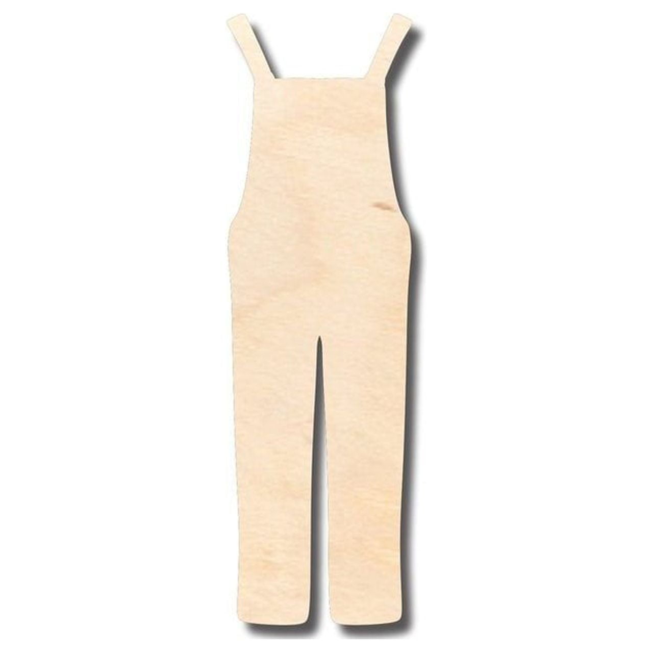 Unfinished Wood Overalls Shape - Farm - Craft - up to 46" DIY 10" / 1/2 ...
