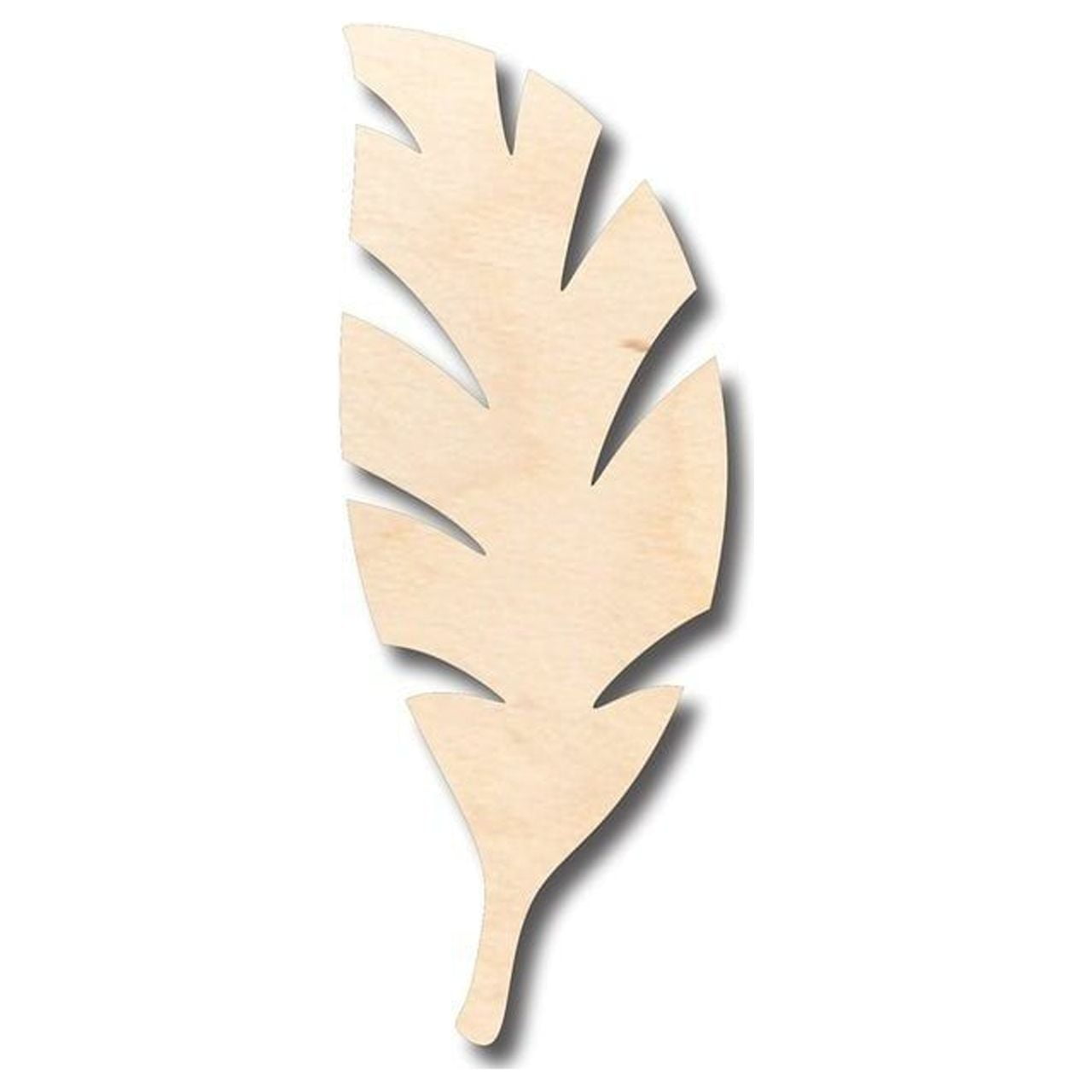Unfinished Wood Palm Tree Leaf Shape - Craft - up to 46" DIY 46" / 1/2 ...