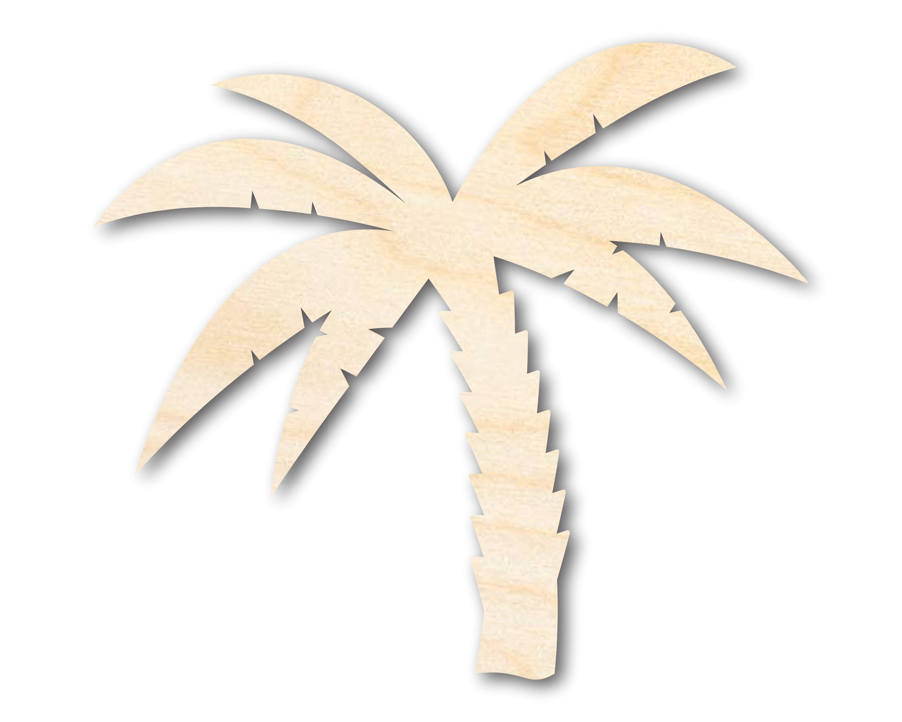 Unfinished Wood Palm Tree Shape - Craft - up to 46" 16" / 1/4 ...
