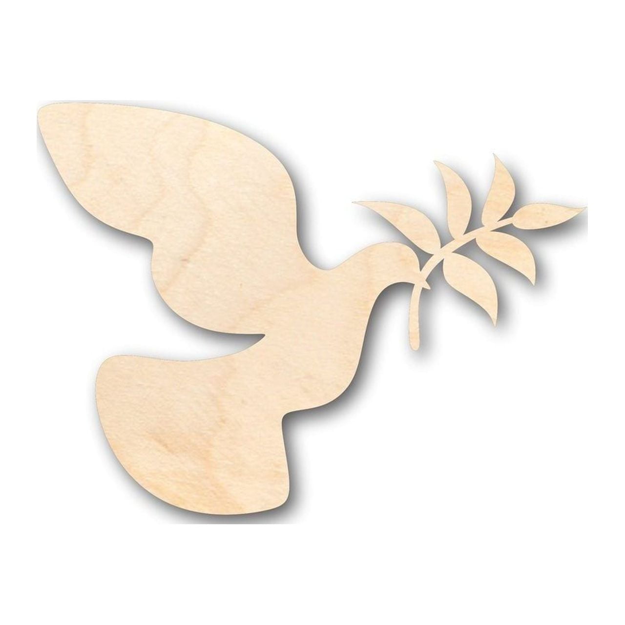 Unfinished Wood Peace Dove Shape - Bird - Wildlife - Craft - up to 24 ...