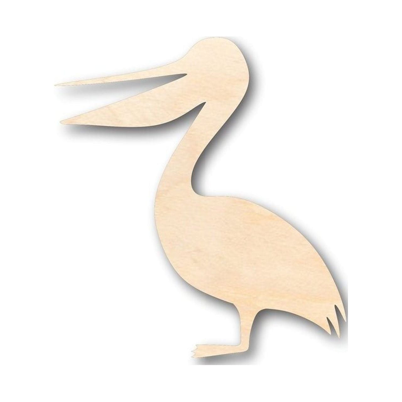 Unfinished Wood Pelican Shape - Bird - Wildlife - Craft - up to 46" DIY ...